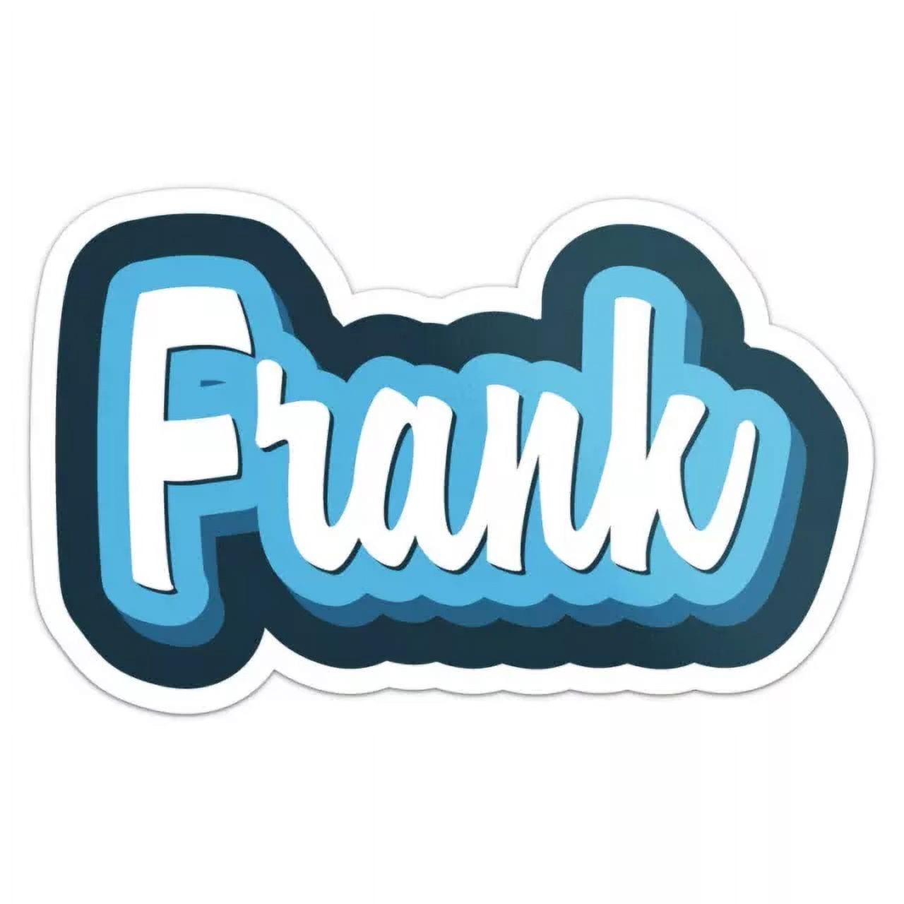 Cartoon Frank Male Sticker Phone Decal Water Bottle Stickers Car Decals ...
