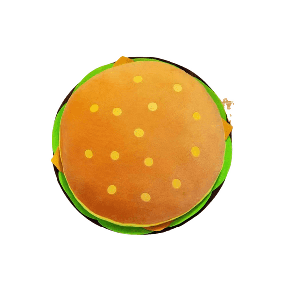 Cartoon French Fries and Burger Plush Toy Set, Creative Funny Food ...