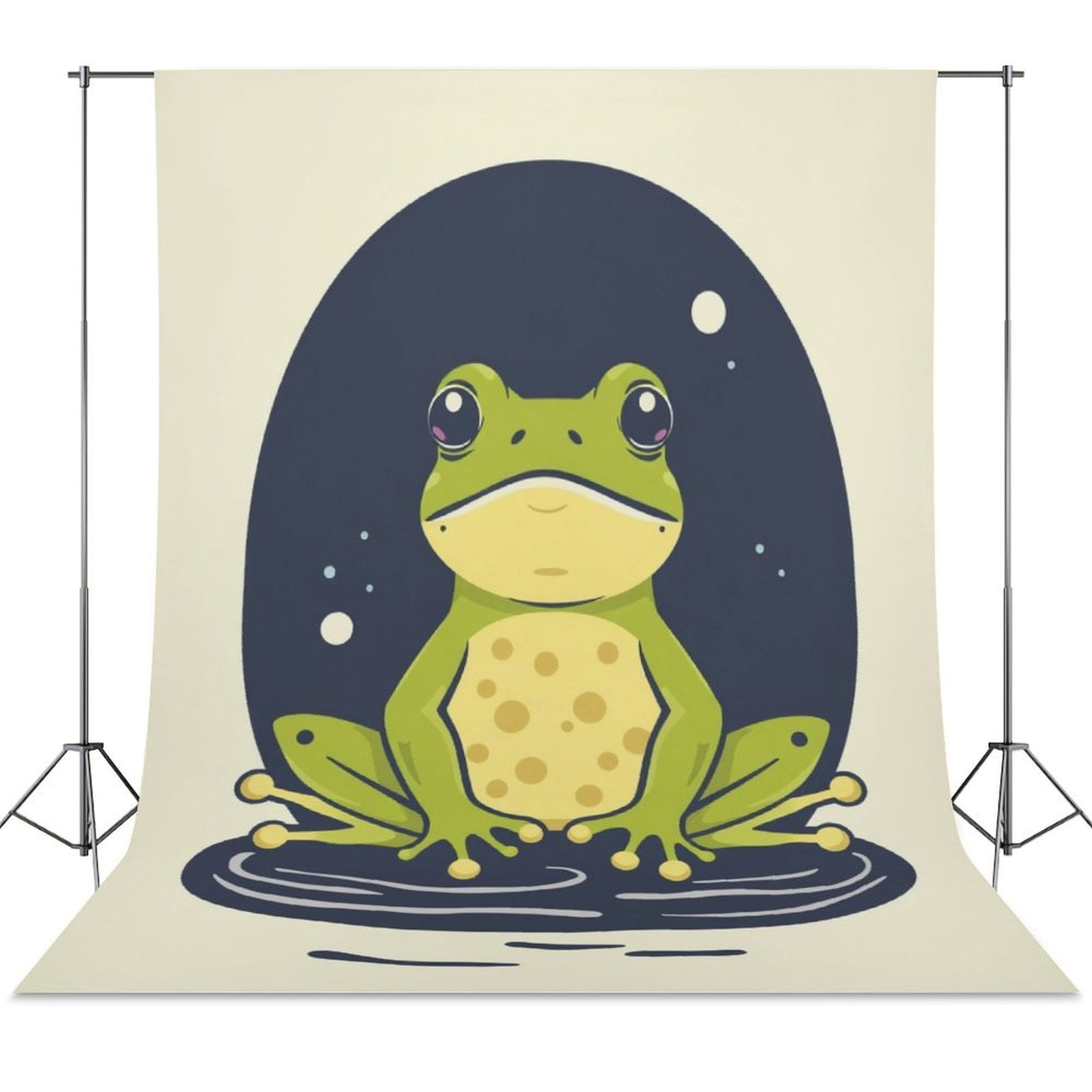 Cartoon Frog Backdrop Baby Shower Newborn Portrait Girl Boy Birthday ...