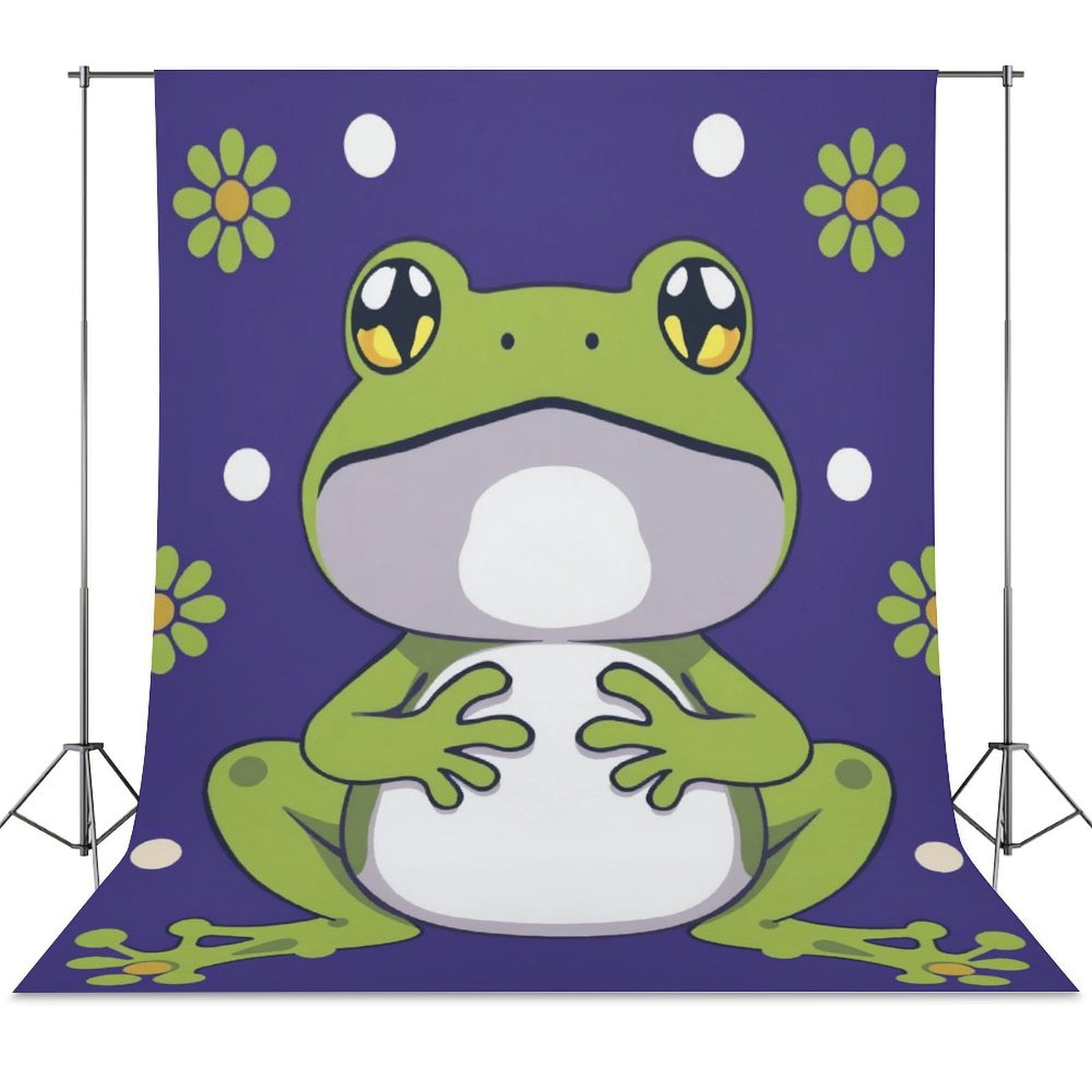 Cartoon Frog Backdrop Baby Shower Newborn Portrait Girl Boy Birthday ...