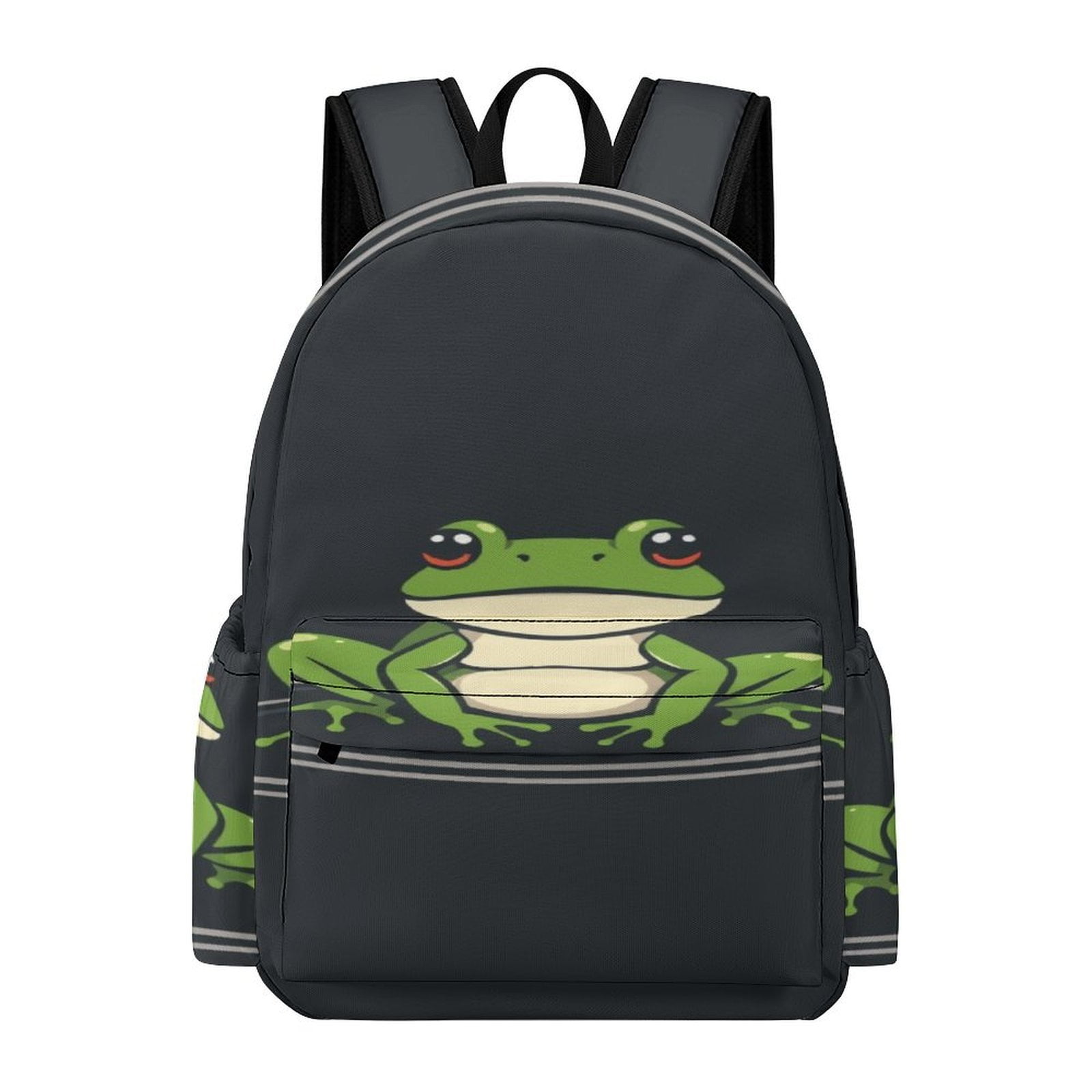 Cartoon Frog Backpacks Teenager Bookbag Casual Students School Bags ...