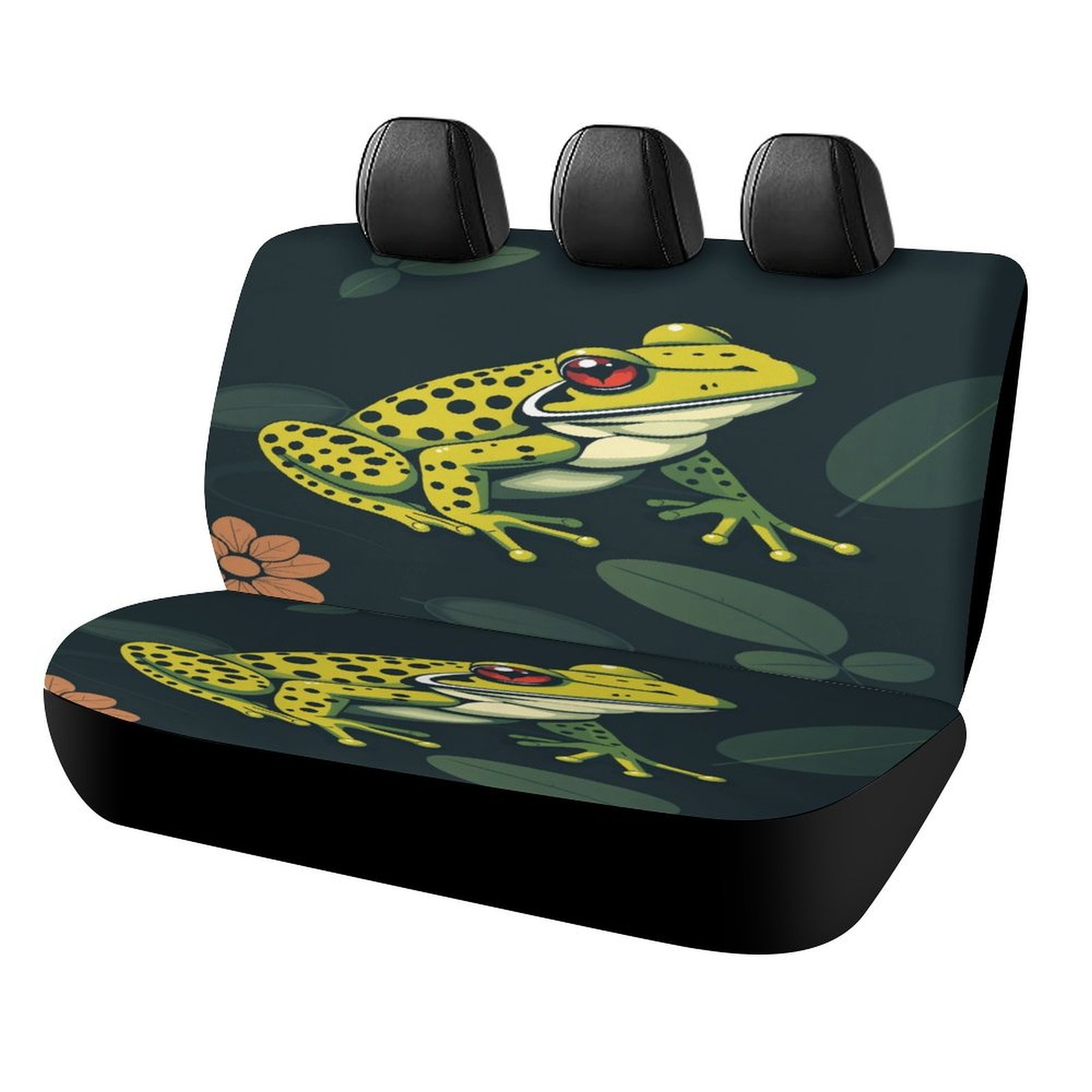 Cartoon Frog Car Back Seat Pad Useful Stain Resistant Covers Universal ...