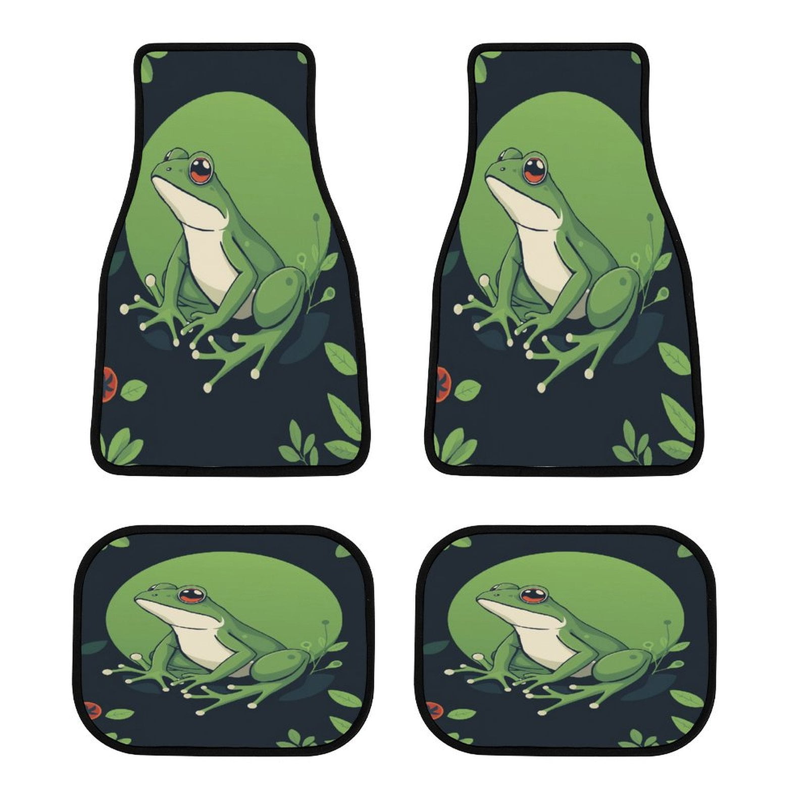 Cartoon Frog Car Floormat Heavy Duty Front Rear Floor Mats Carpet Floor ...