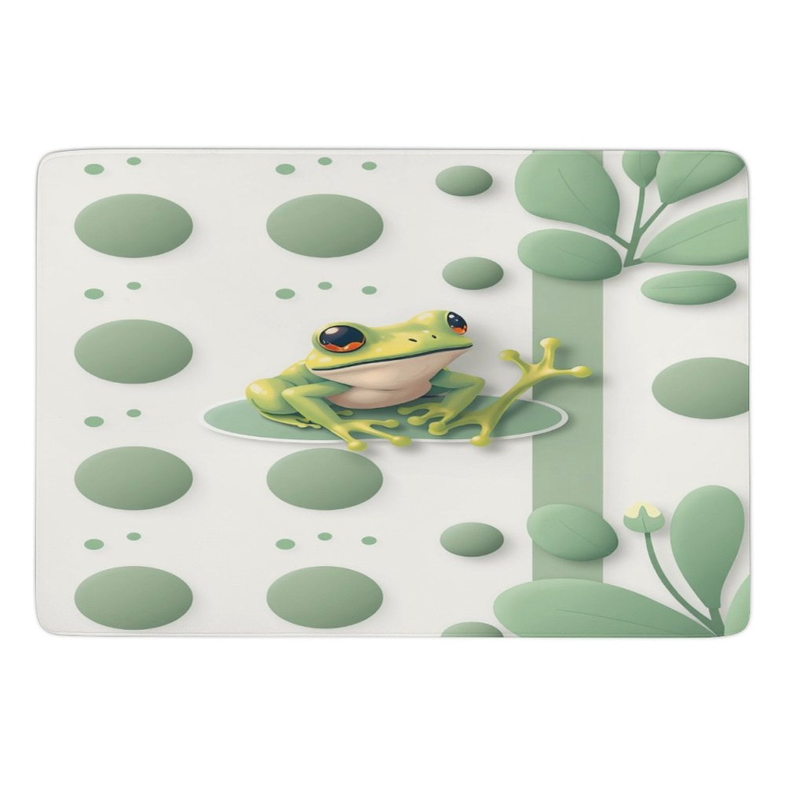 Cartoon Frog Doormat Living Room Decor Carpet Home Hallway Entrance ...