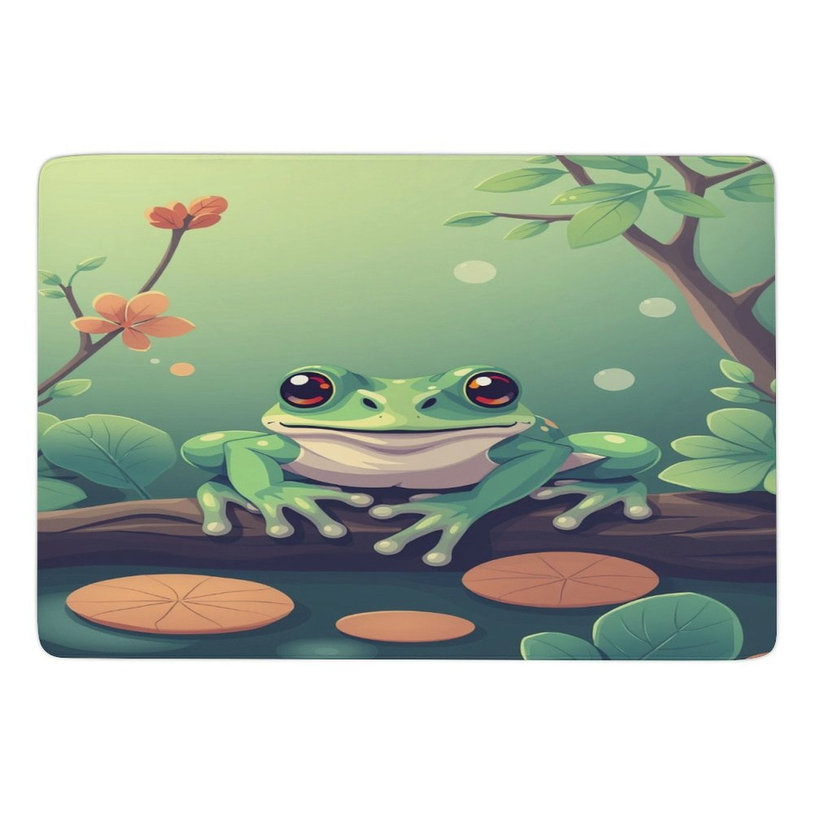 Cartoon Frog Doormat Non-slip Kitchen Mat Carpet Living Room Welcome ...