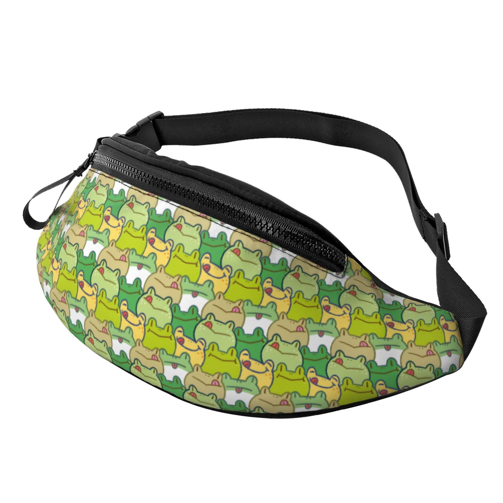 Cartoon Frog Fanny Packs Waist Bag Crossbody Bags for Women Men ...