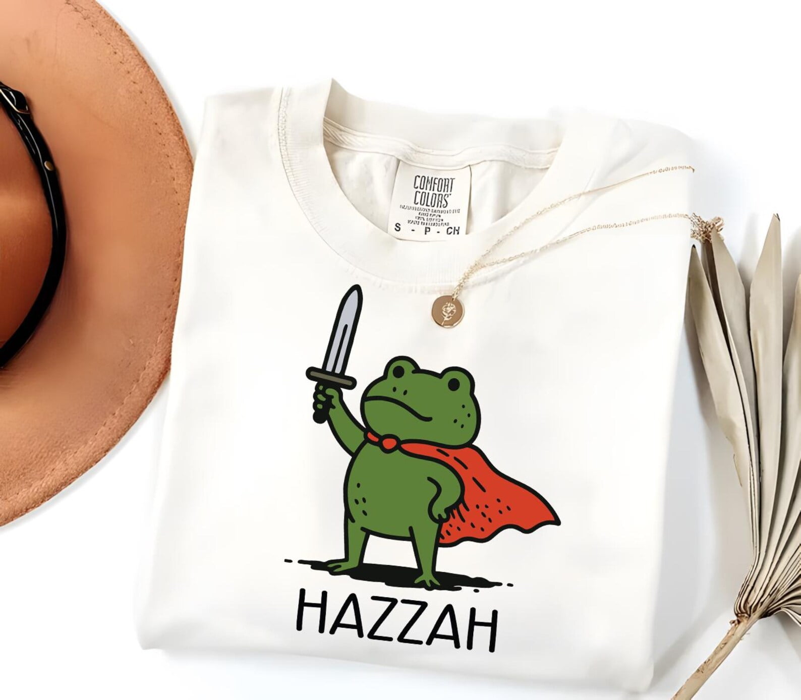 Cartoon Frog Knight Shirt - Cute Fantasy Amphibian Warrior Tee ...