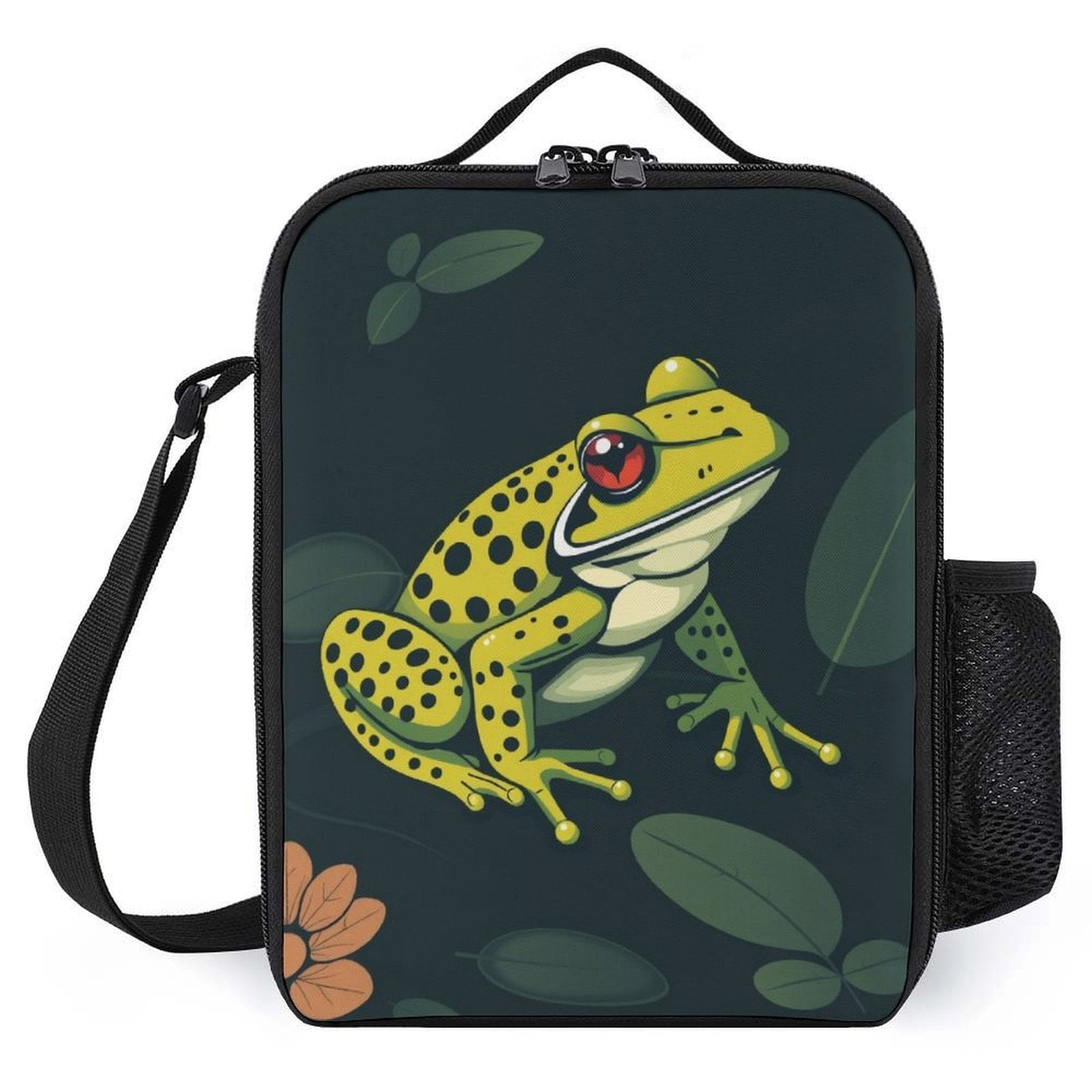 Cartoon Frog Lunch Bag Insulated Meal Bag Reusable Lunch Box Cooler Bag ...