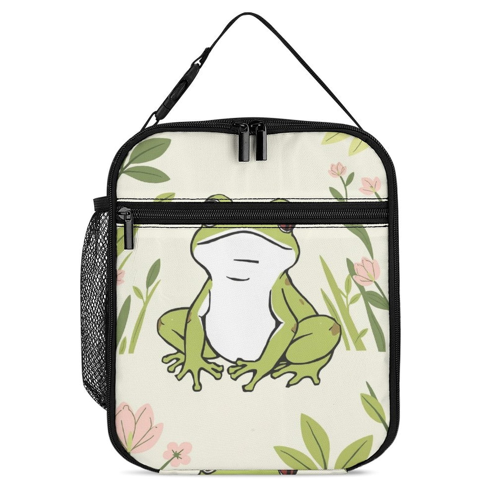 Cartoon Frog Lunch Box Food Bag for Work Office Outdoor Picnic Meal ...