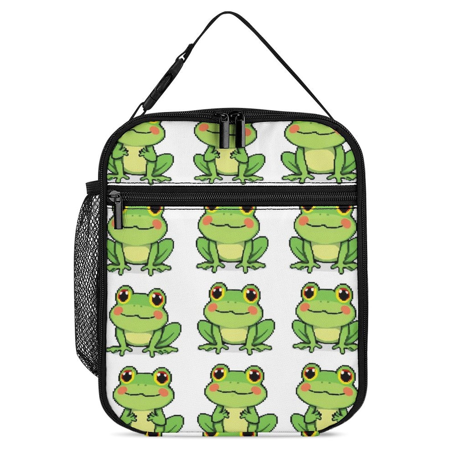 Cartoon Frog Lunch Box for Women Portable Lunch Bag Reusable Lunchbox ...