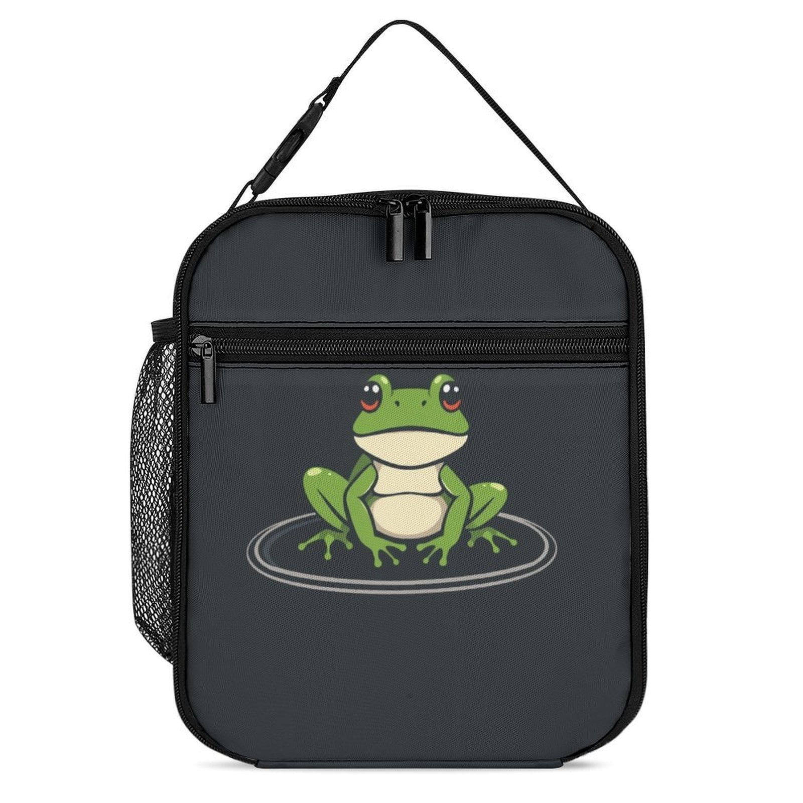 Cartoon Frog Lunch Box for Women Portable Lunch Bag Reusable Lunchbox ...