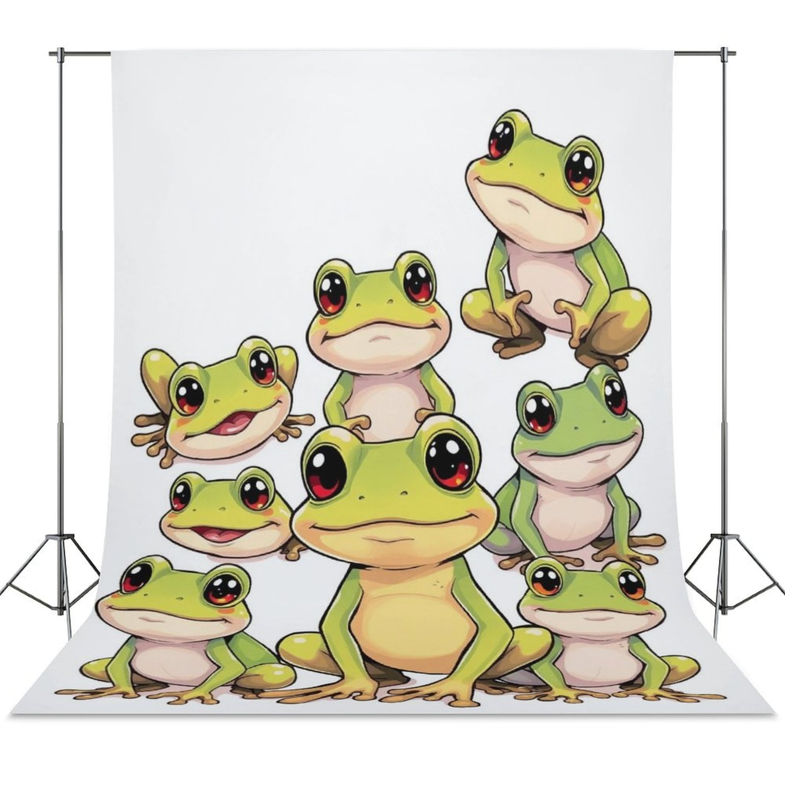 Cartoon Frog Photography Backdrops Adult Photostudio Props Decors ...