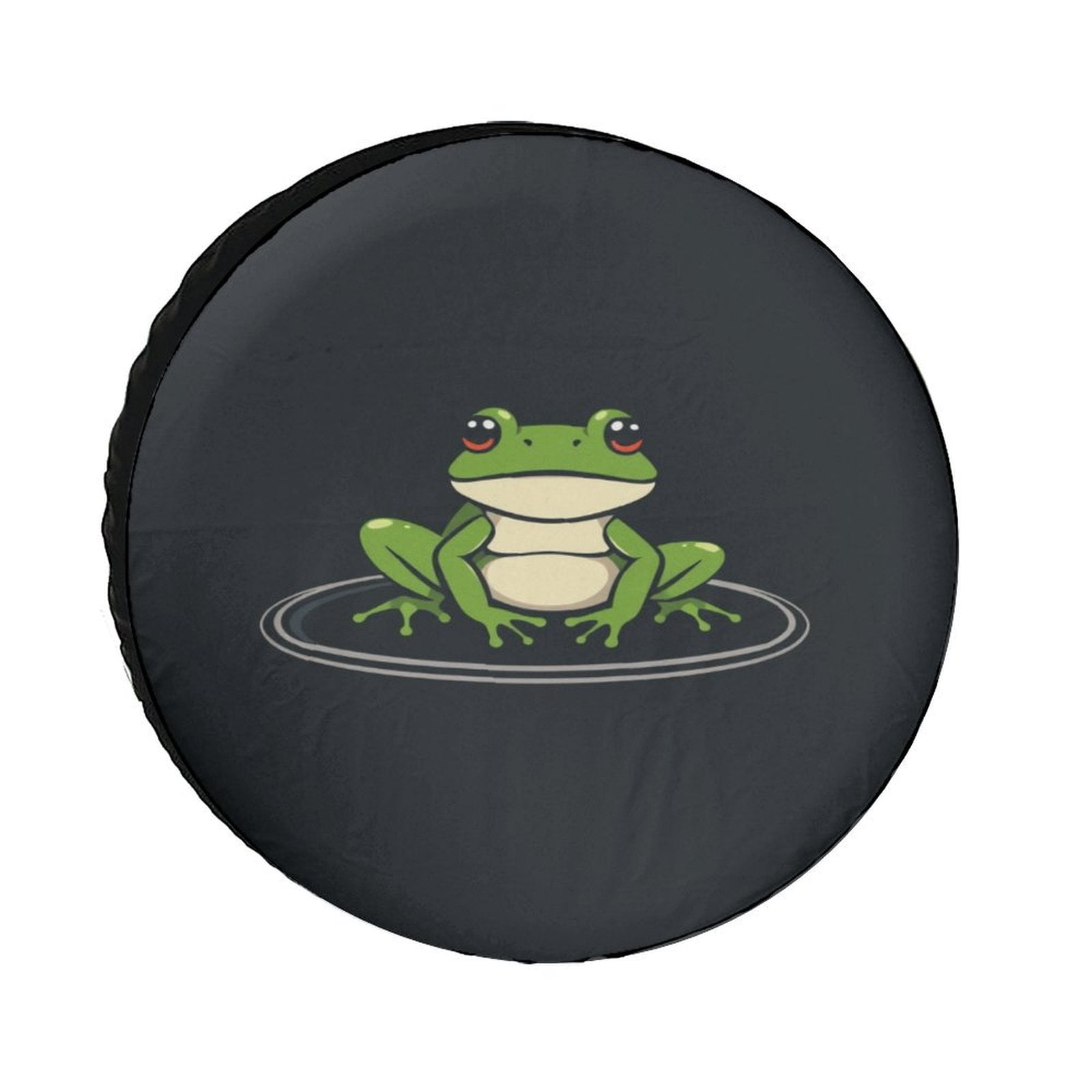 Cartoon Frog Spare Tire Cover Universal Wheel Tire Protectors for SUV ...