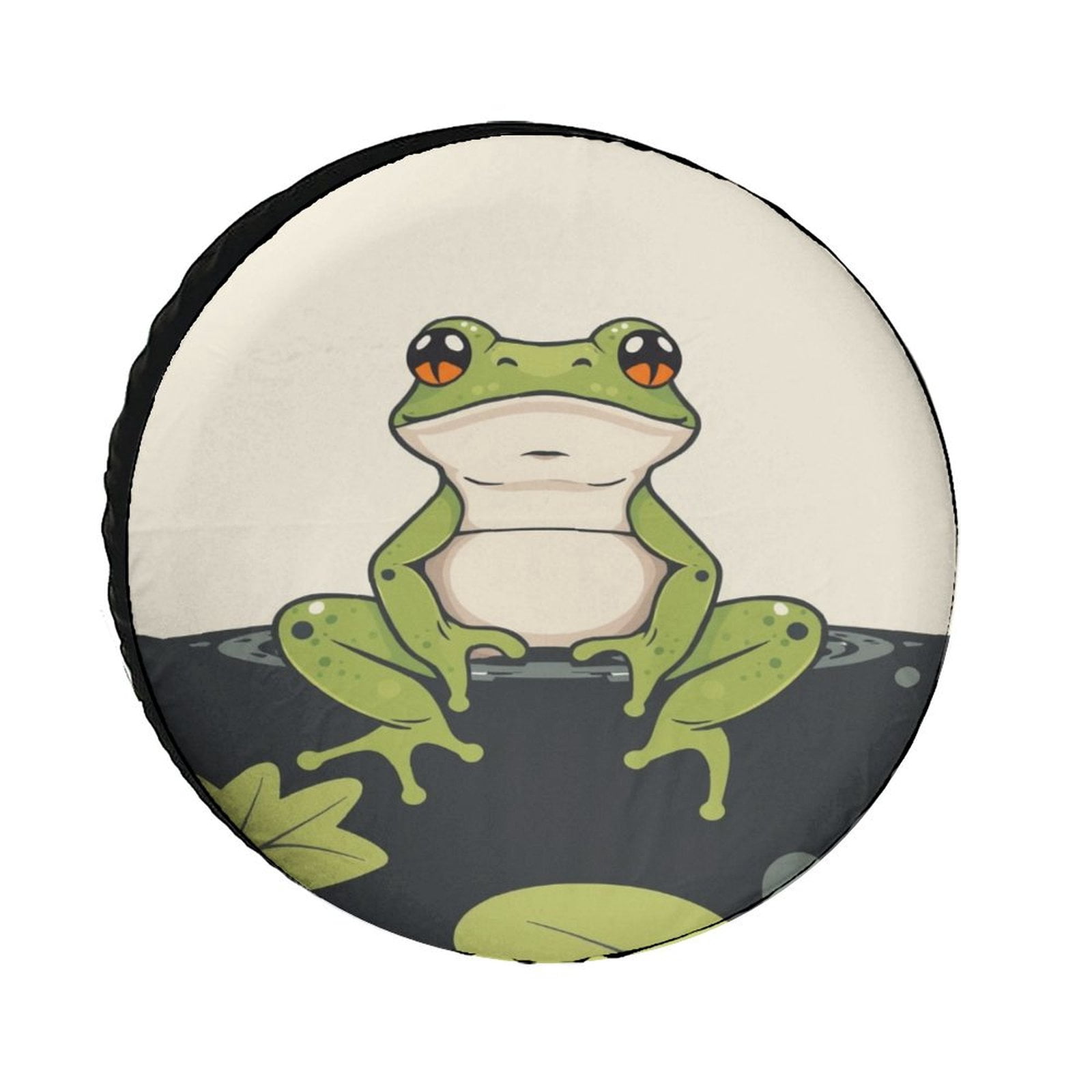 Cartoon Frog Spare Tire Cover Weatherproof Wheel Camper Protectors ...