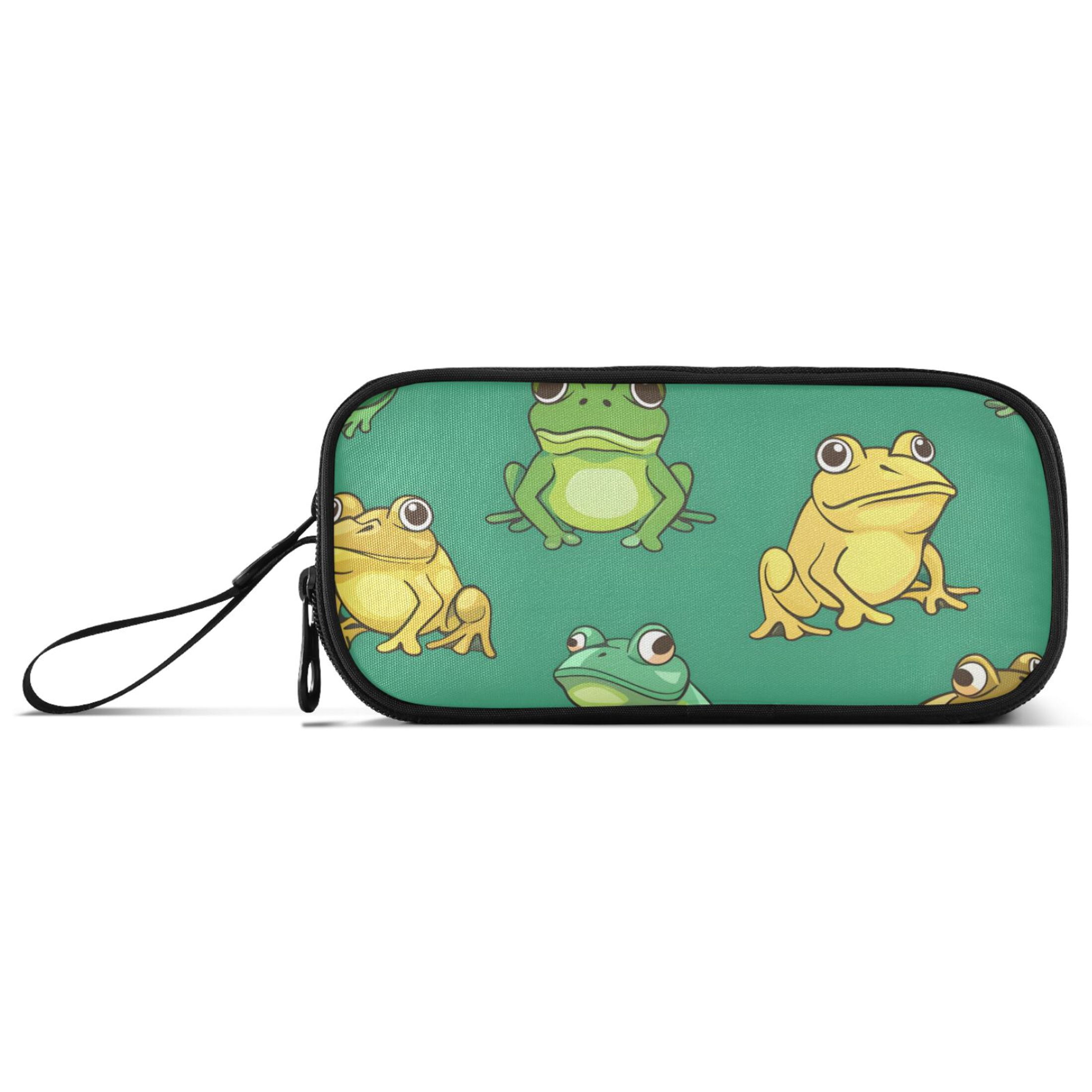 Cartoon Frogs Pencil Case Stationary Holder Pen Bag Pencil Pouch Tool ...