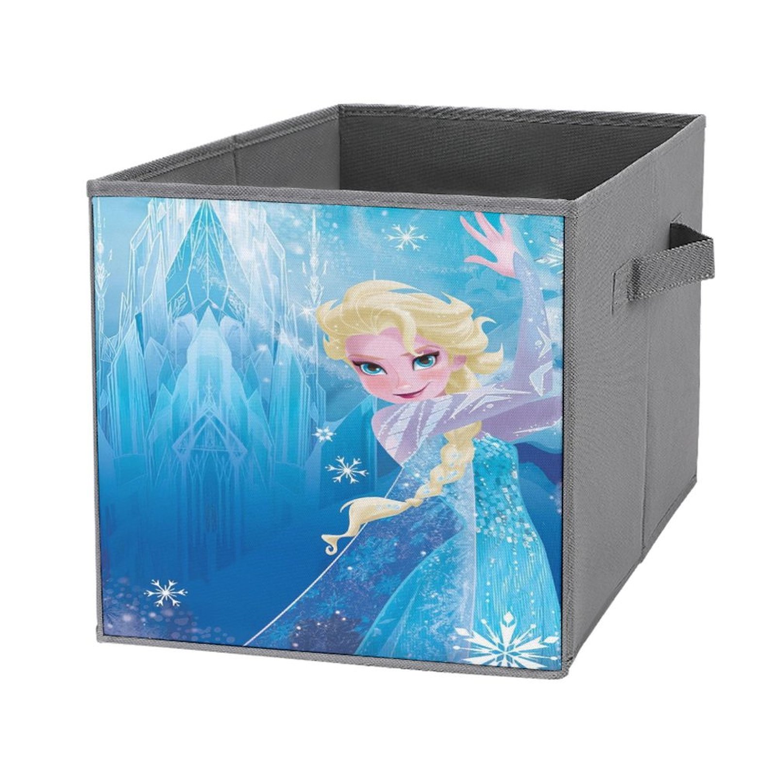 Cartoon Frozen Anna And Elsa Fabric Storage Cubes - Foldable Storage ...