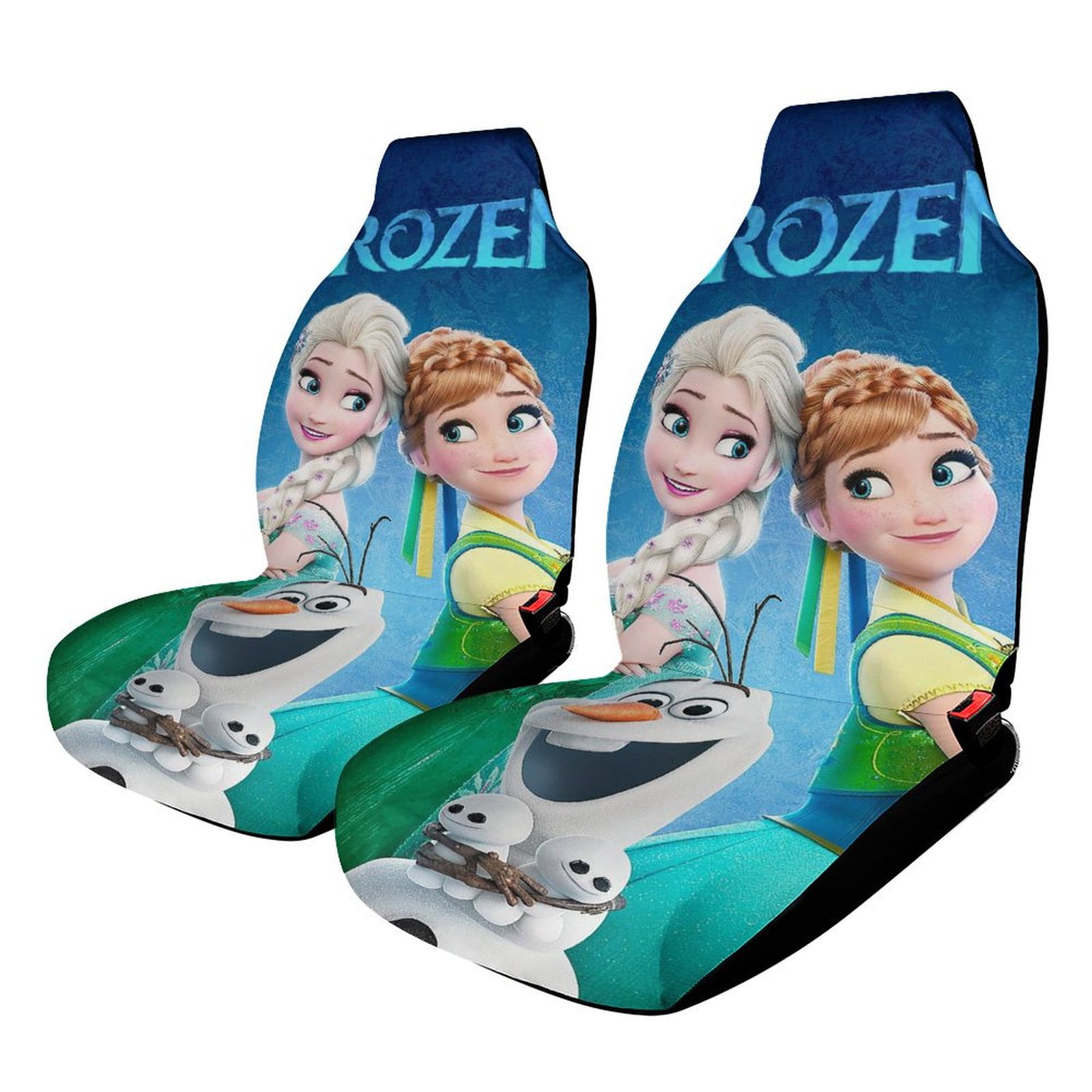 Cartoon Frozen Car Seat Covers Set of 2 Auto Accessories Protectors ...