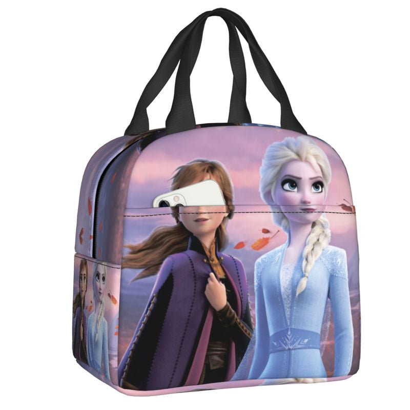 Cartoon Frozen Princess Lunch Bag Reusable Cooler Thermal Lunch Box ...