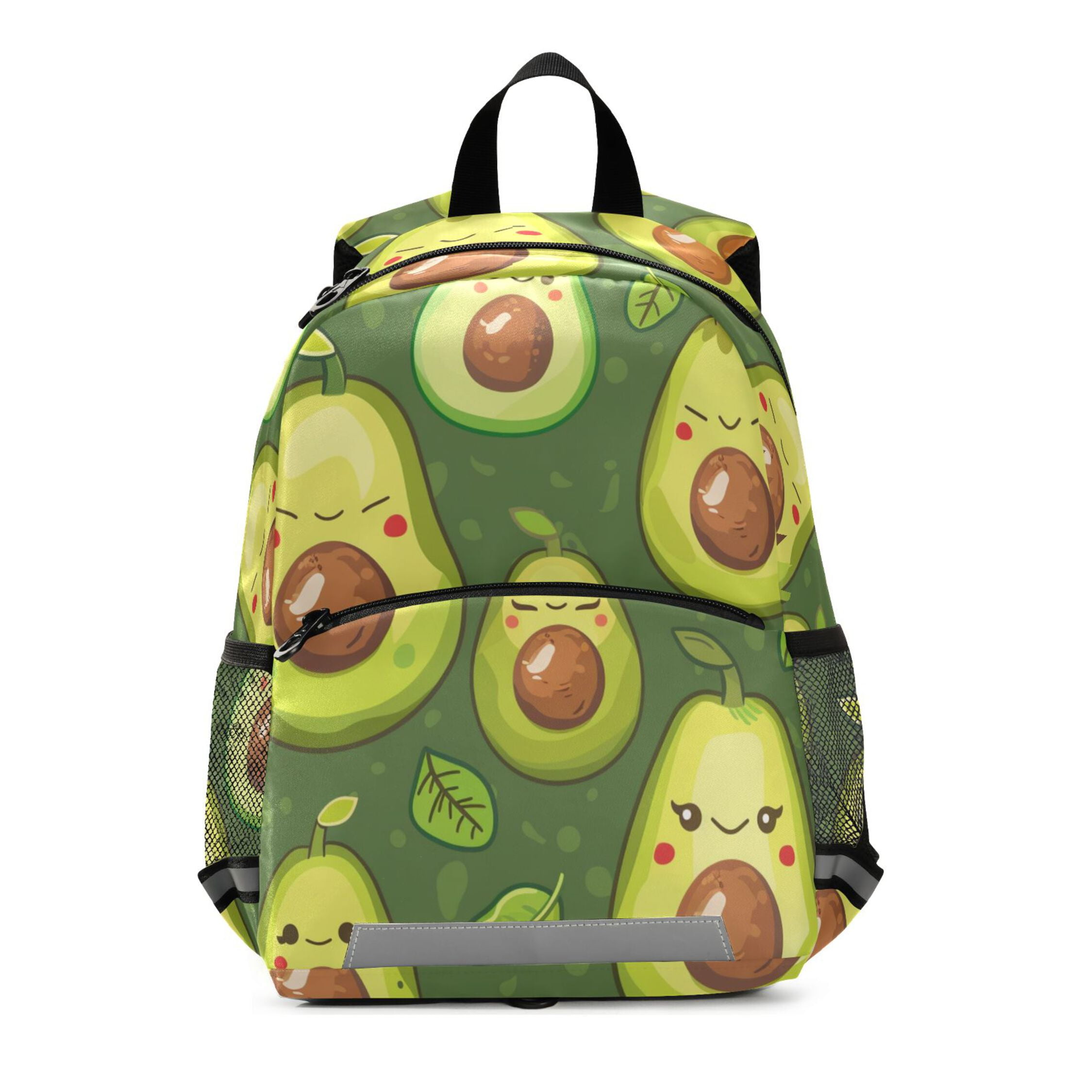 Cartoon Fruit Cute Avocados Leaves Toddler Backpack Kids' Schoolbag ...