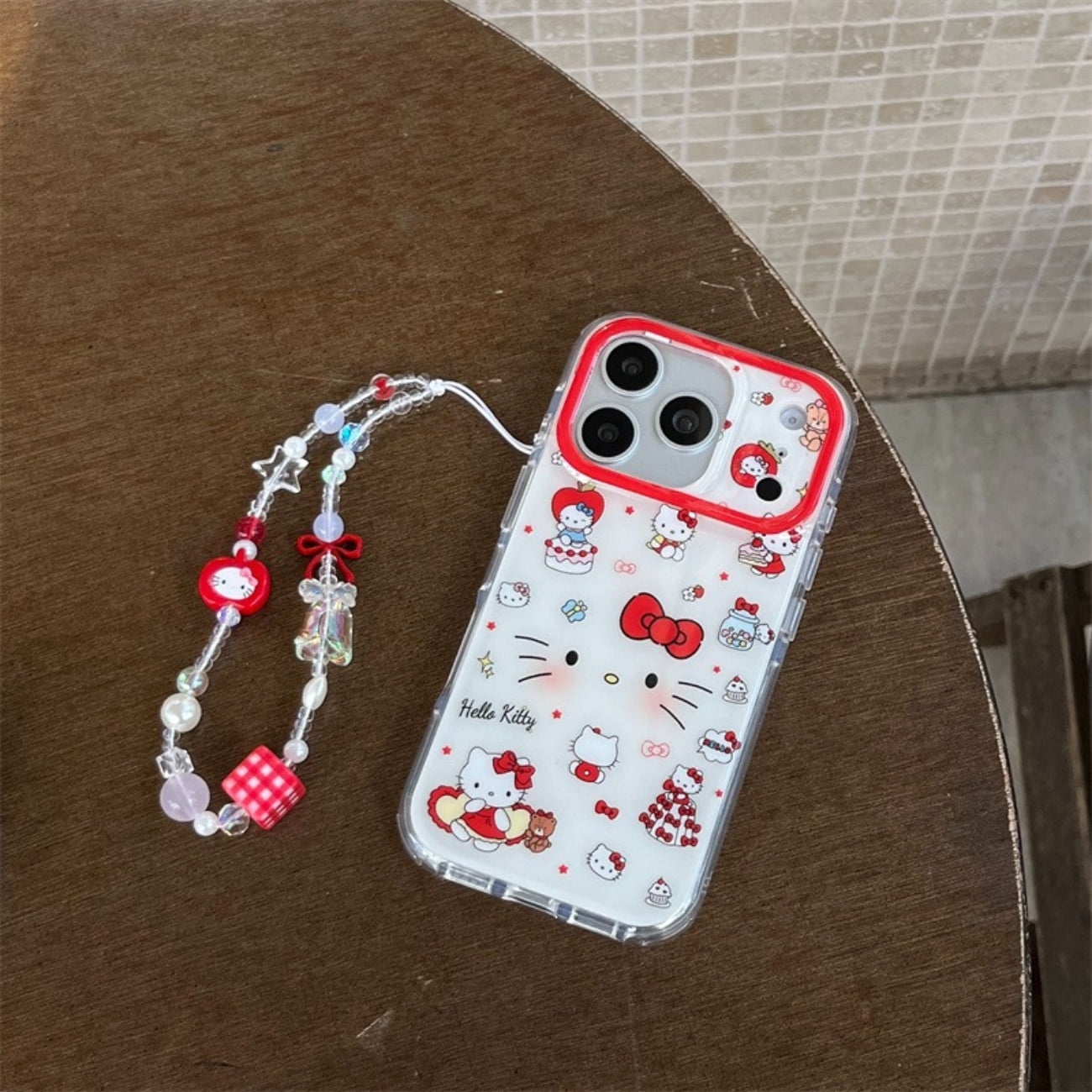 Cartoon Full Screen KT Cat Phone Case Compatible with IPhone 17/16 Pro ...