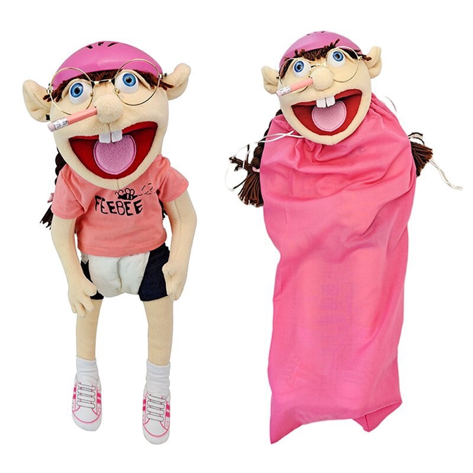 Cartoon Funny Open Mouth Hand Puppet Toy-Penelope 23.63 inch Room ...