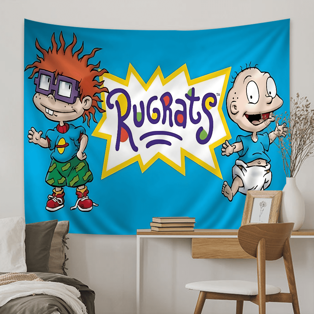Cartoon Funny Rugrats Reusable Backdrop Cloth Animal Printed Background ...