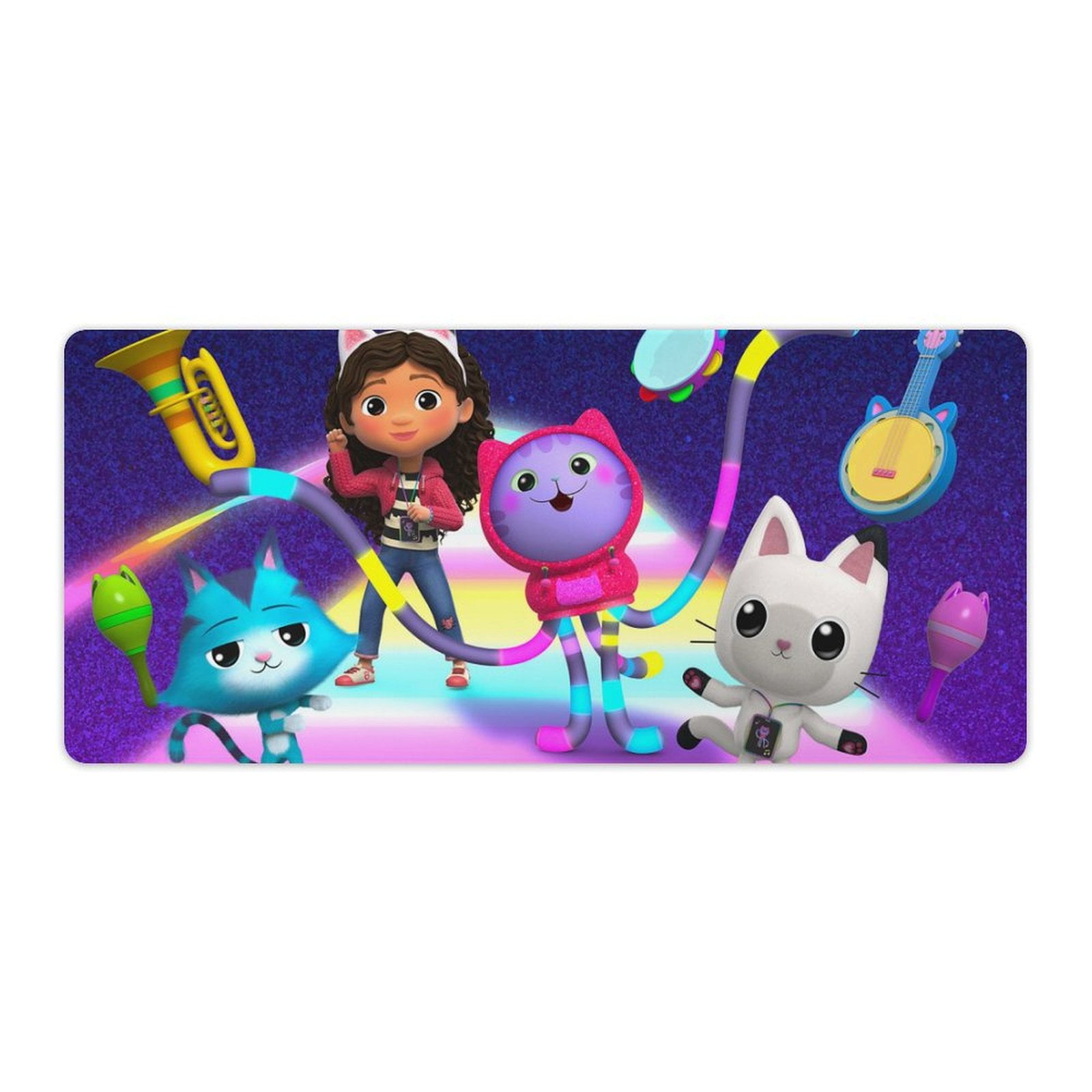 Cartoon Gabby's Dollhouse Mouse Pad No-sliped Large Mousepad Extended ...