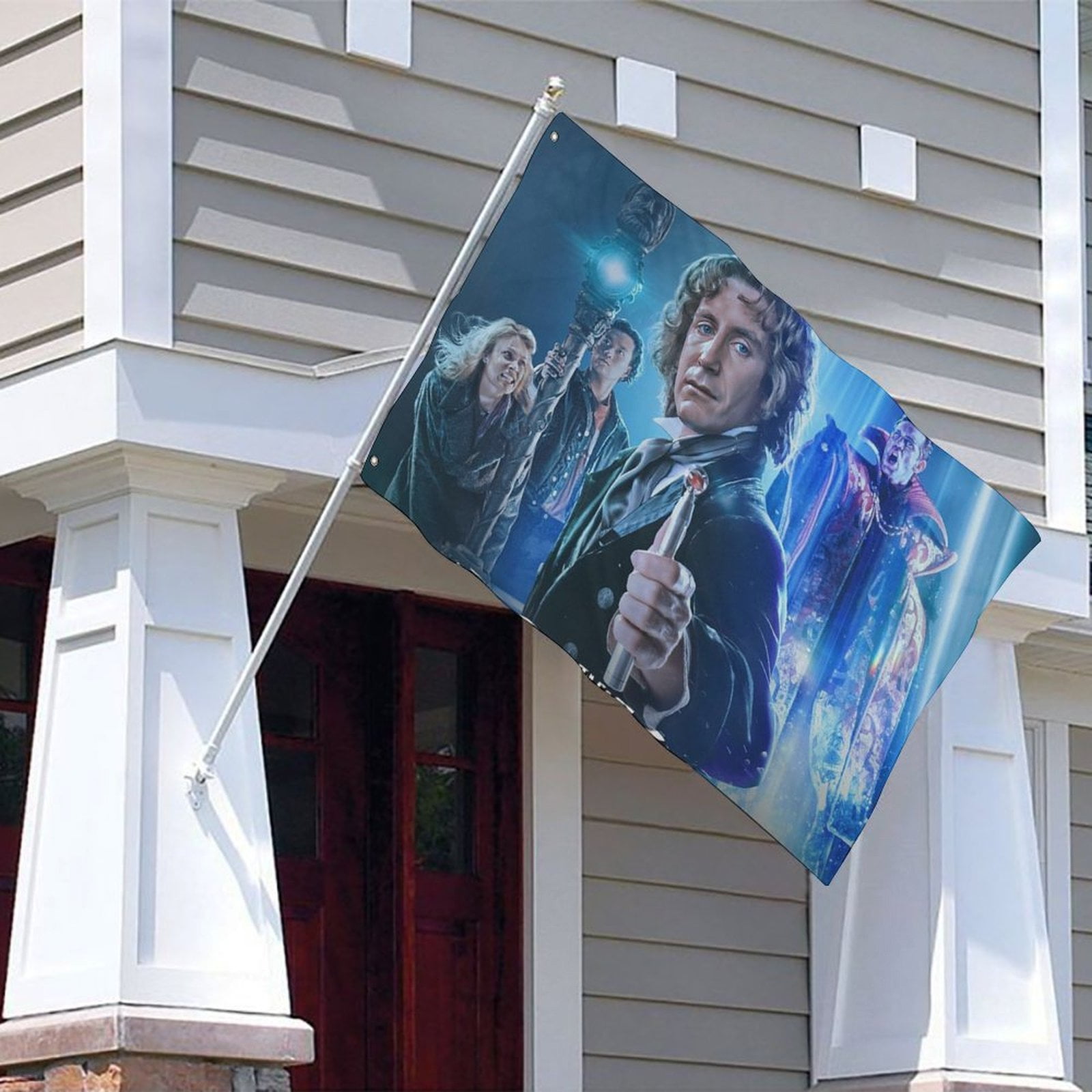 Cartoon Garden Banner - Double-Sided House Outdoor Flag for Yard And ...