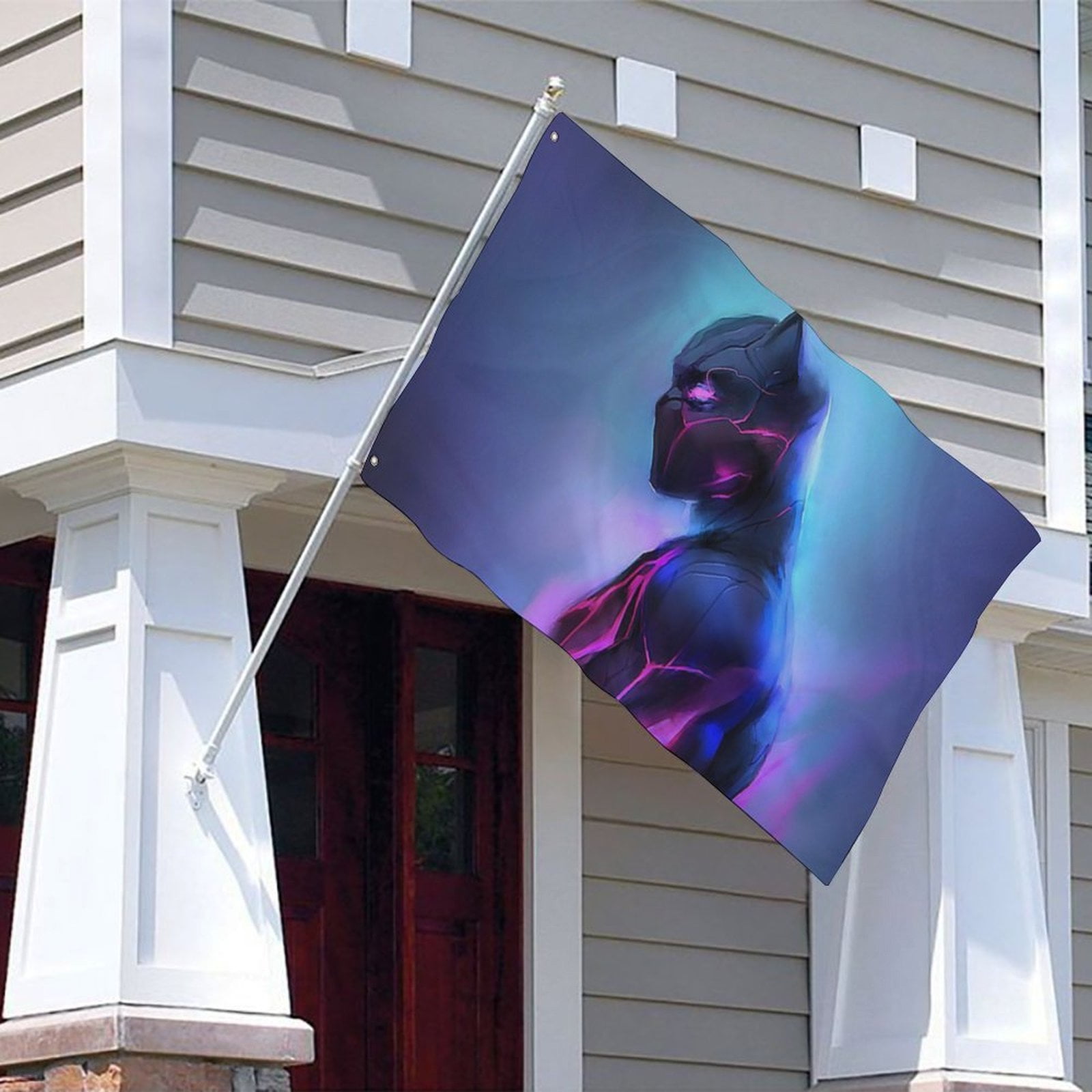 Cartoon Garden Banner - Double-Sided House Outdoor Flag for Yard And ...