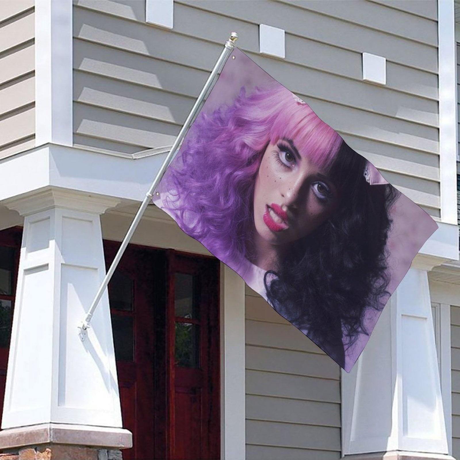 Cartoon Garden Banner - Double-Sided House Outdoor Flag for Yard And ...