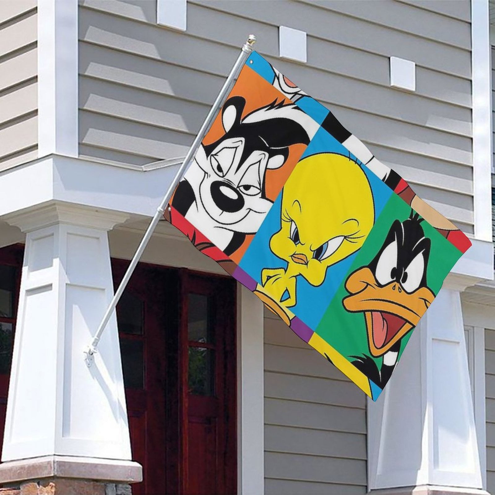 Cartoon Garden Banner - Double-Sided House Outdoor Flag for Yard And ...