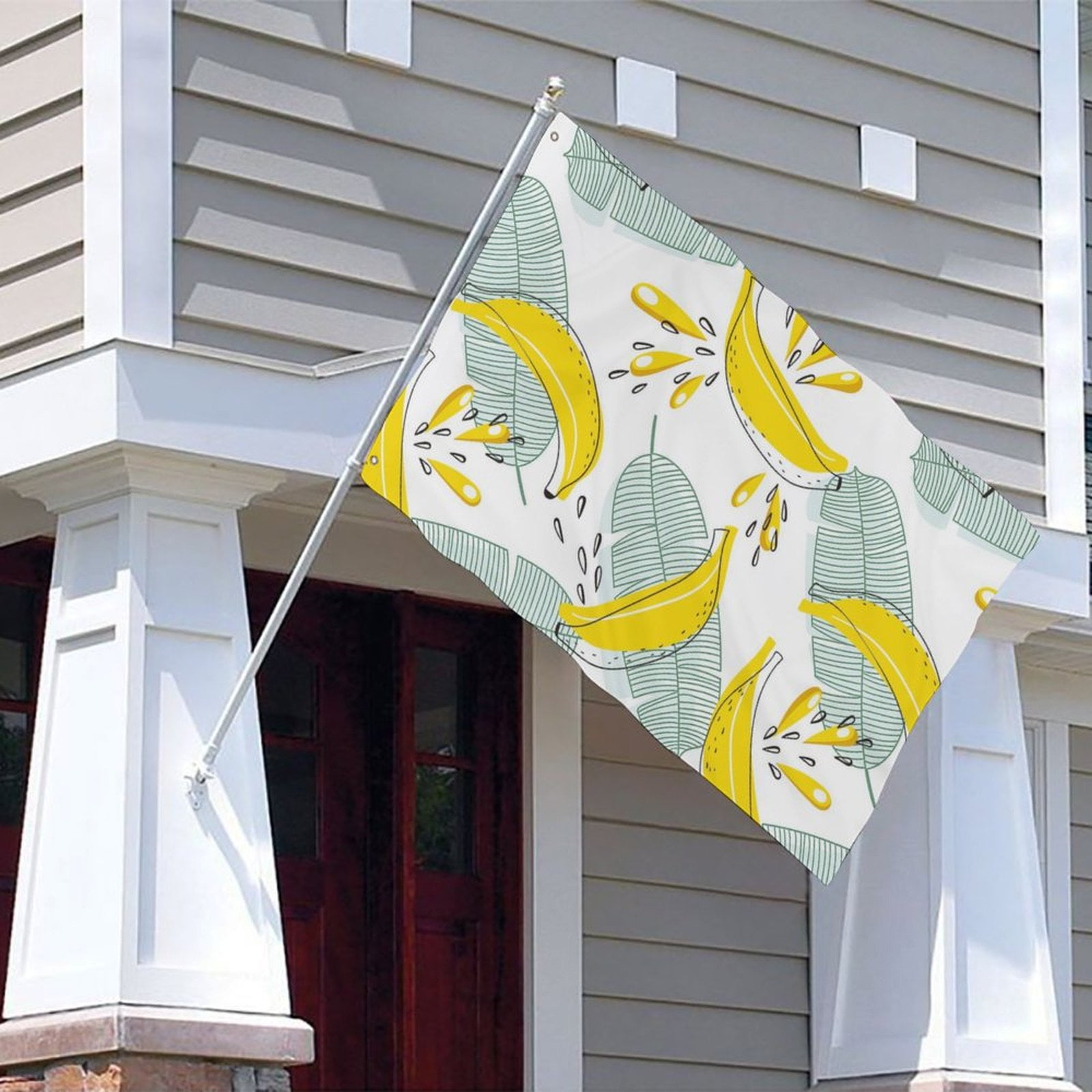 Cartoon Garden Banner - Double-Sided House Outdoor Flag for Yard And ...