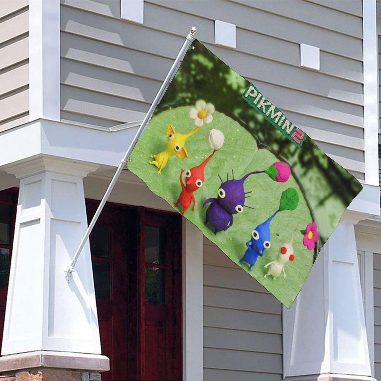 Cartoon Garden Banner - Double-Sided House Outdoor Flag for Yard And ...