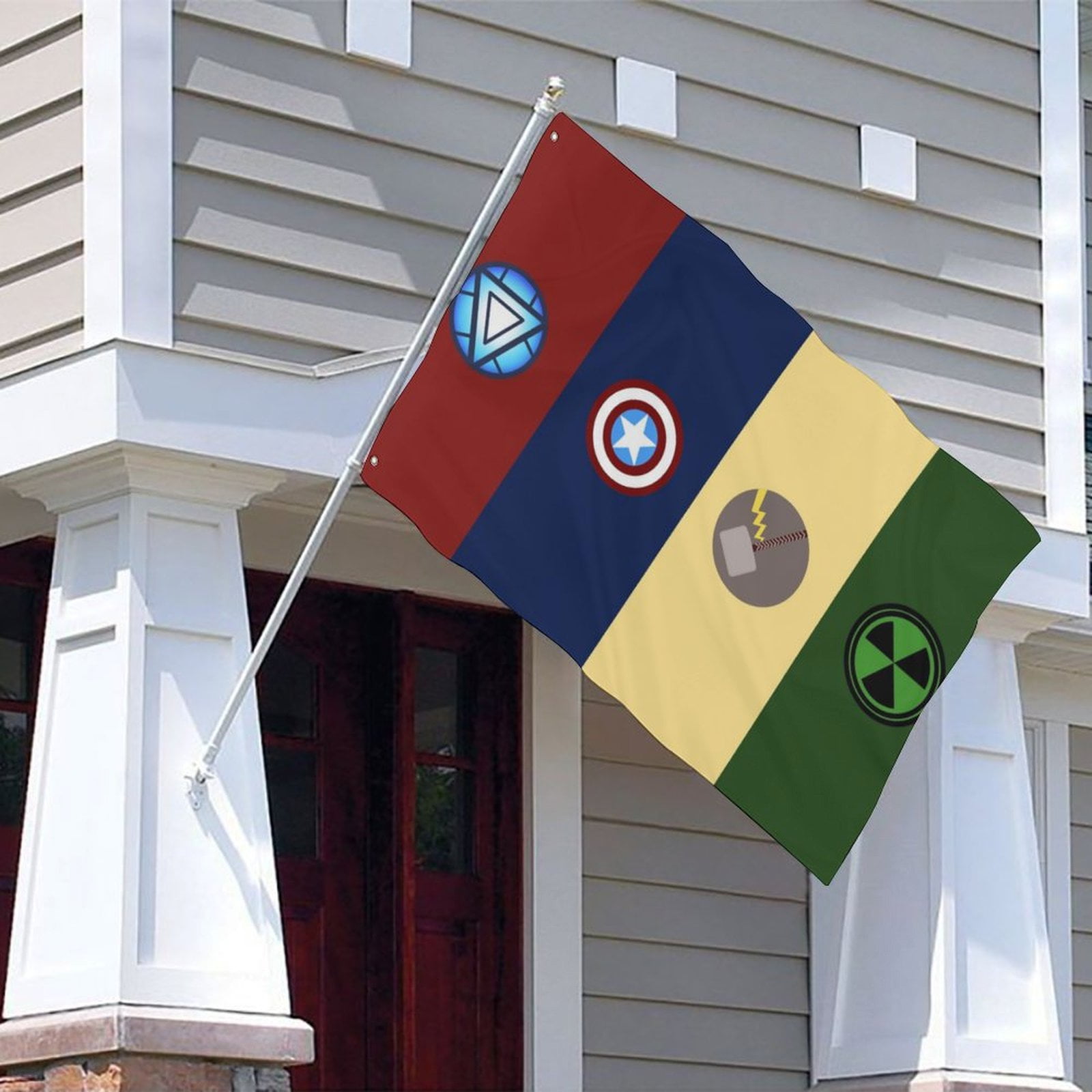 Cartoon Garden Banner - Double-Sided House Outdoor Flag for Yard And ...