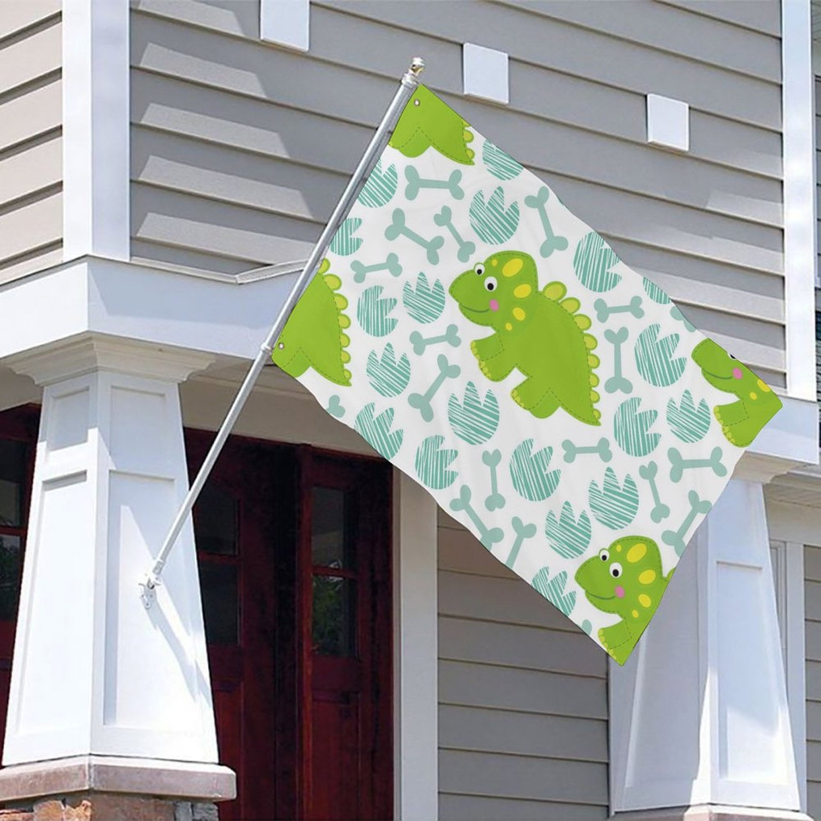 Cartoon Garden Banner - Double-Sided House Outdoor Flag for Yard And ...
