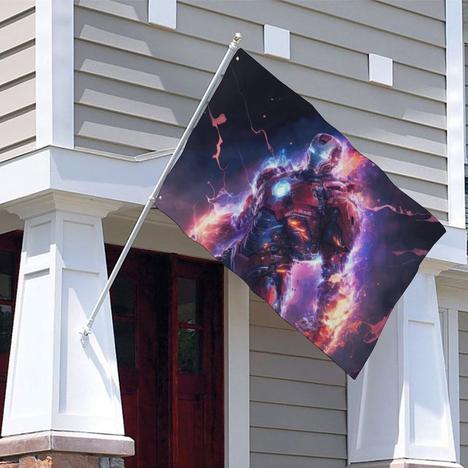 Cartoon Garden Banner - Double-Sided House Outdoor Flag for Yard And ...