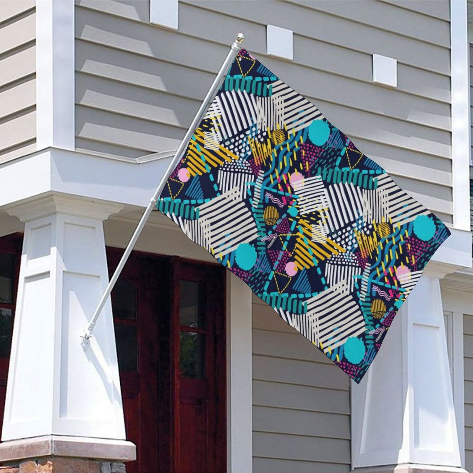 Cartoon Garden Banner - Double-Sided House Outdoor Flag for Yard And ...