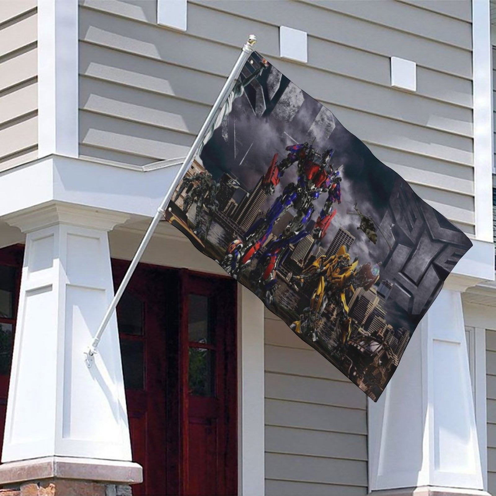 Cartoon Garden Banner - Double-Sided House Outdoor Flag for Yard And ...