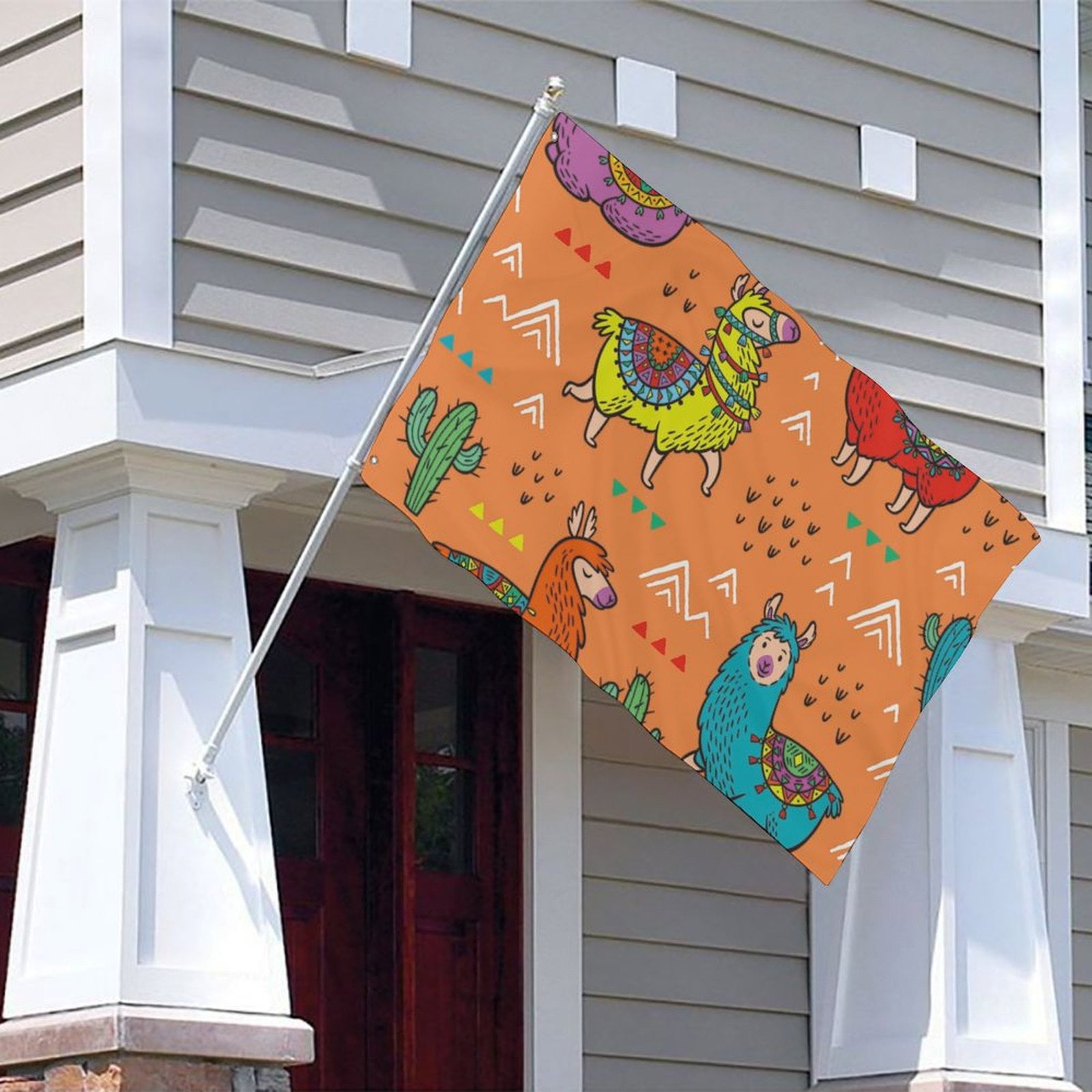 Cartoon Garden Banner - Double-Sided House Outdoor Flag for Yard And ...