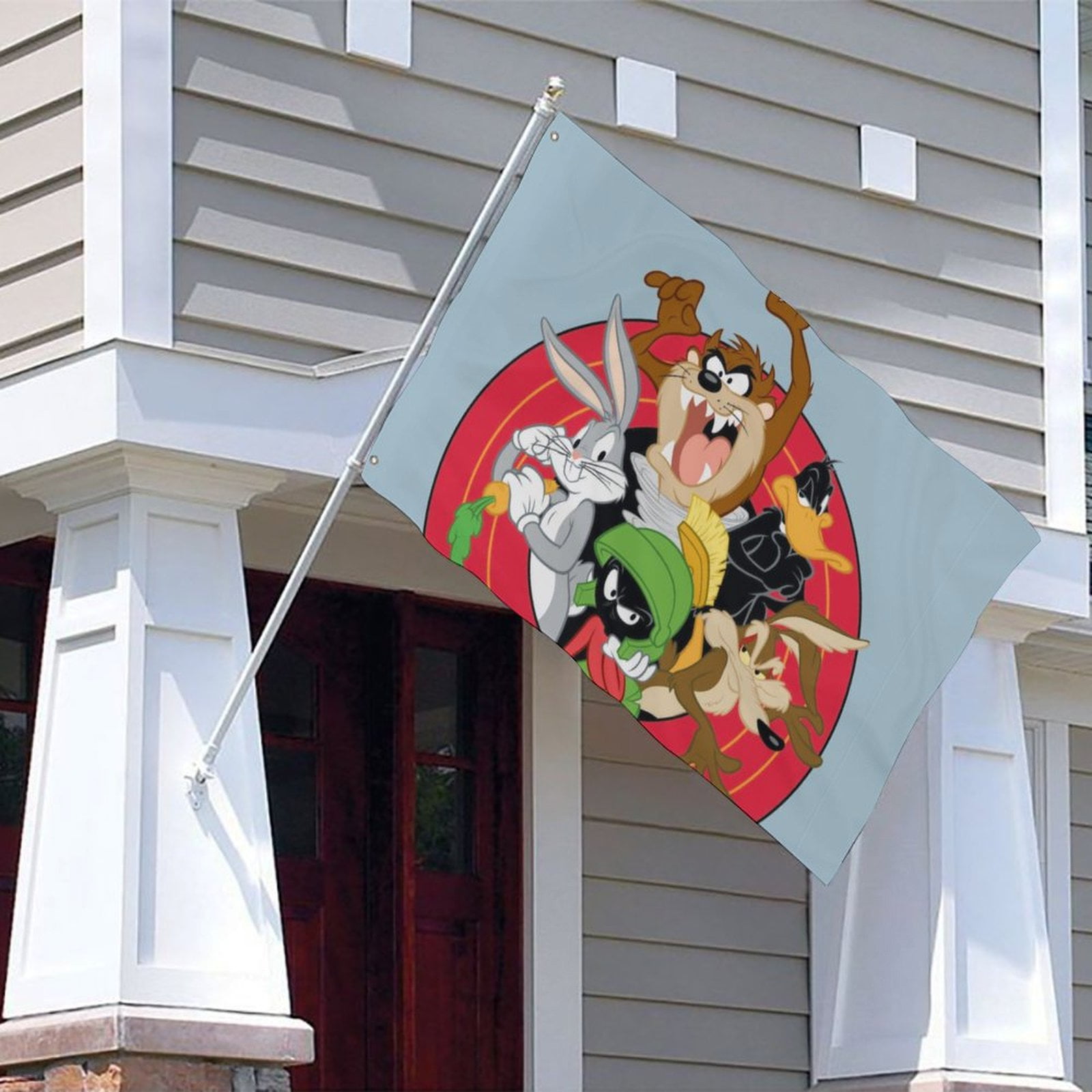 Cartoon Garden Banner - Double-Sided House Outdoor Flag for Yard And ...