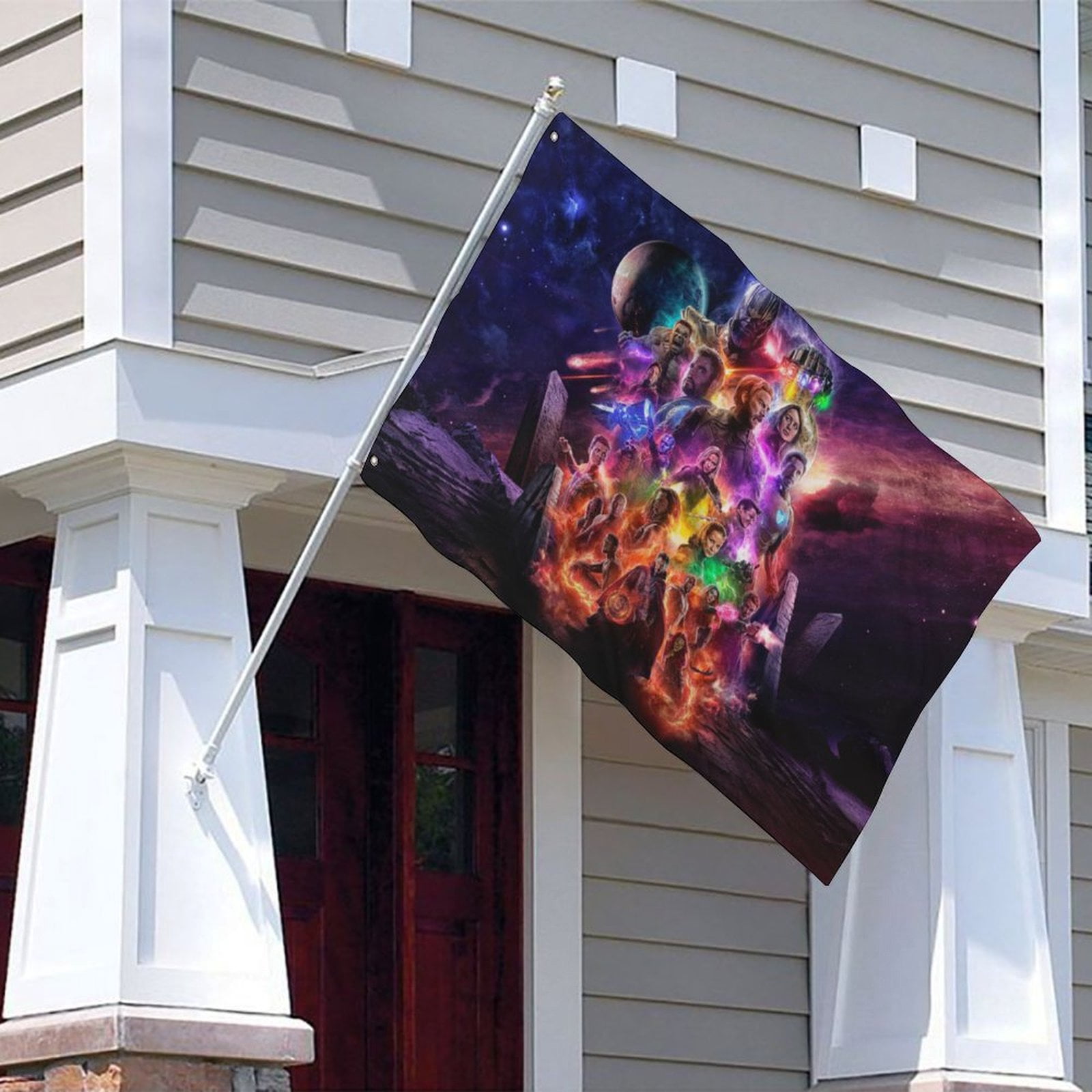 Cartoon Garden Banner - Double-Sided House Outdoor Flag for Yard And ...