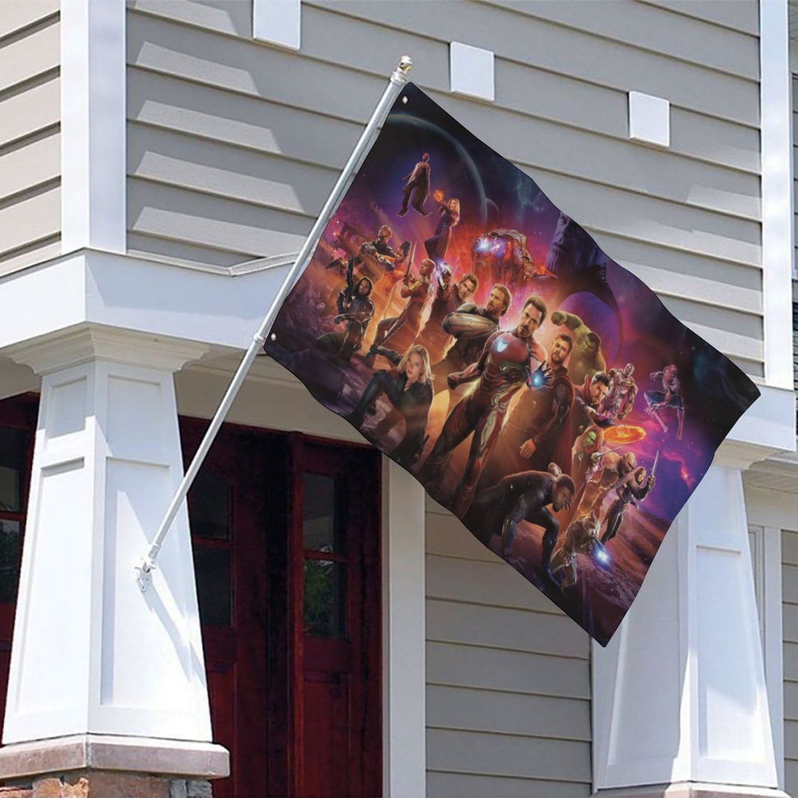 Cartoon Garden Banner - Double-Sided House Outdoor Flag for Yard And ...