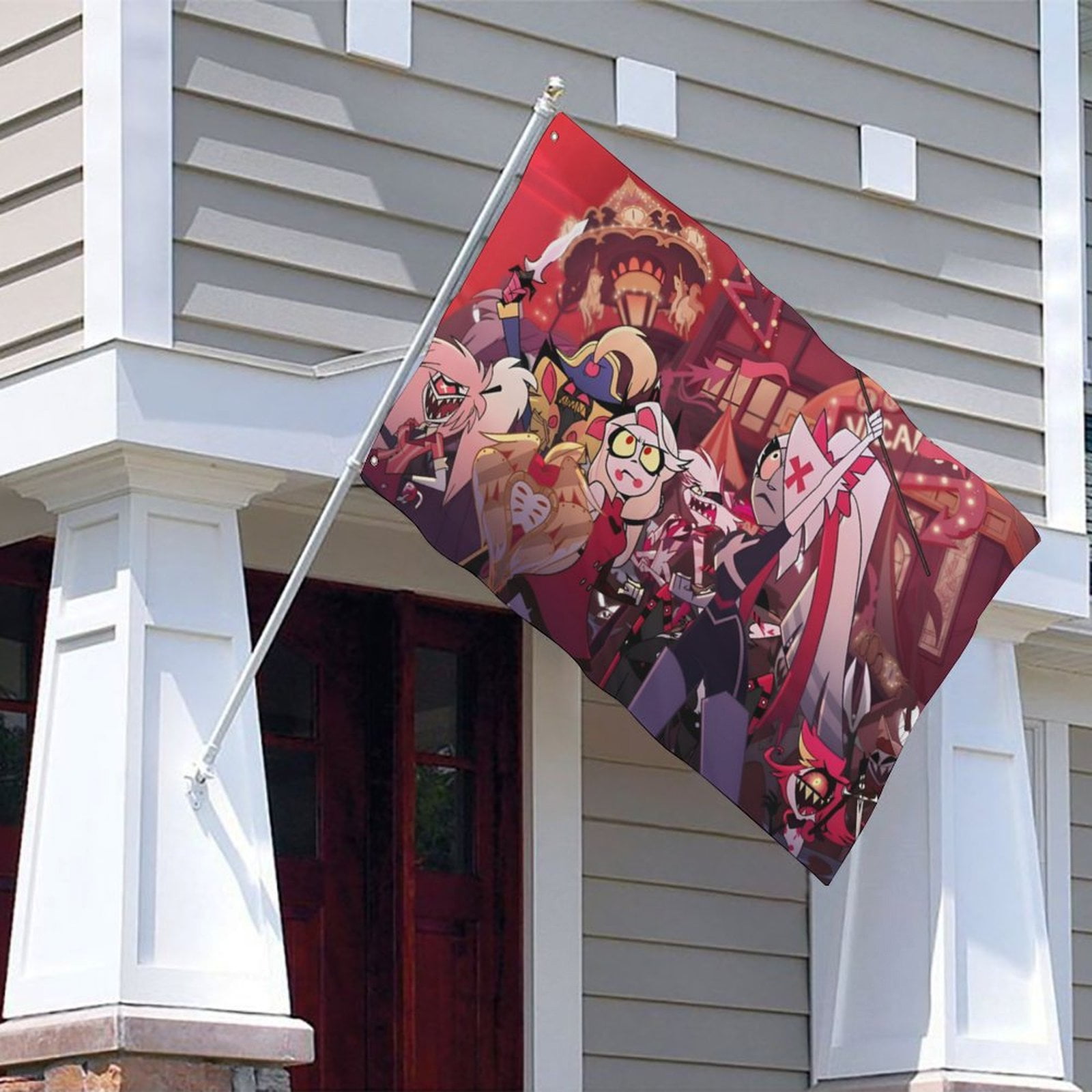 Cartoon Garden Banner - Double-Sided House Outdoor Flag for Yard And ...