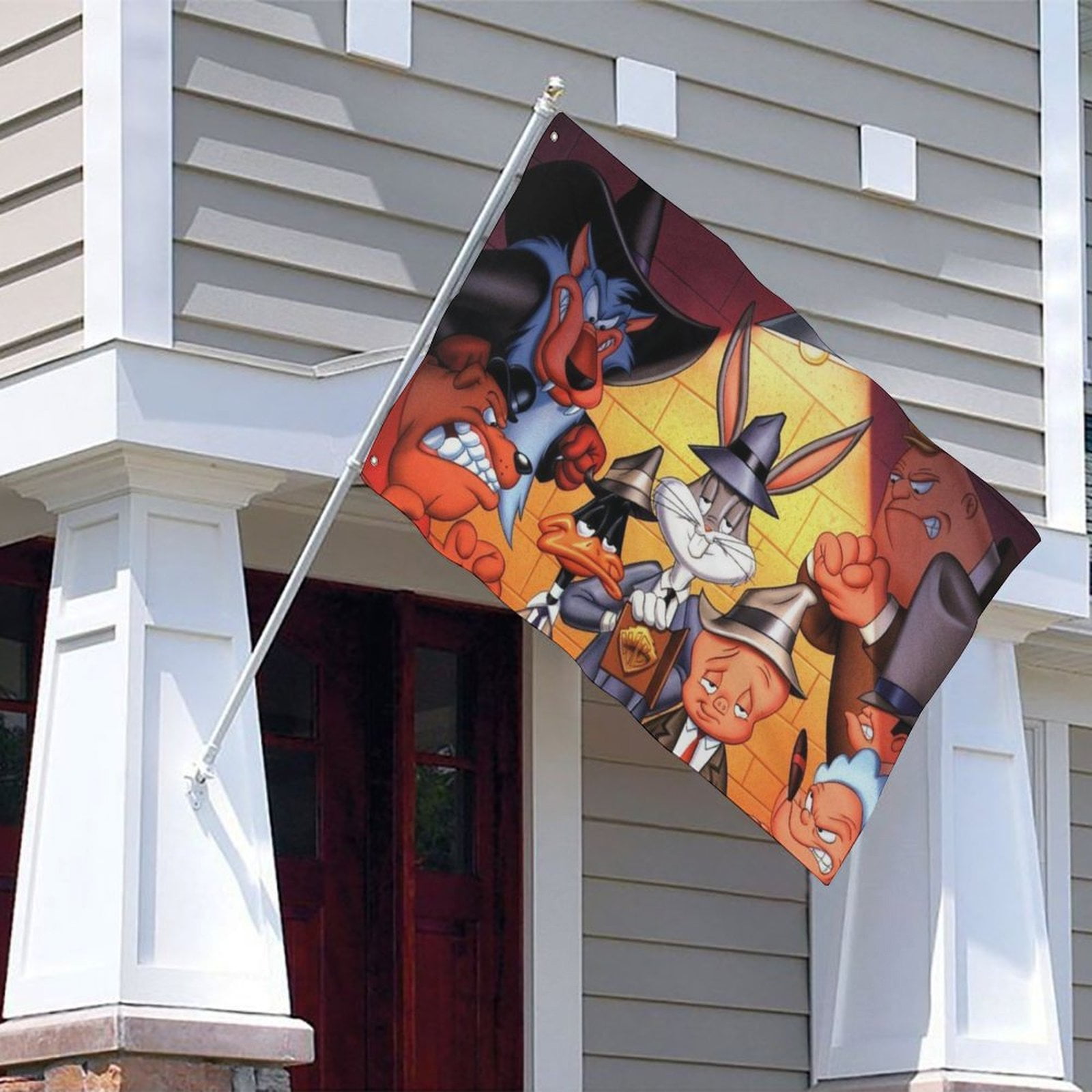 Cartoon Garden Banner - Double-Sided House Outdoor Flag for Yard And ...