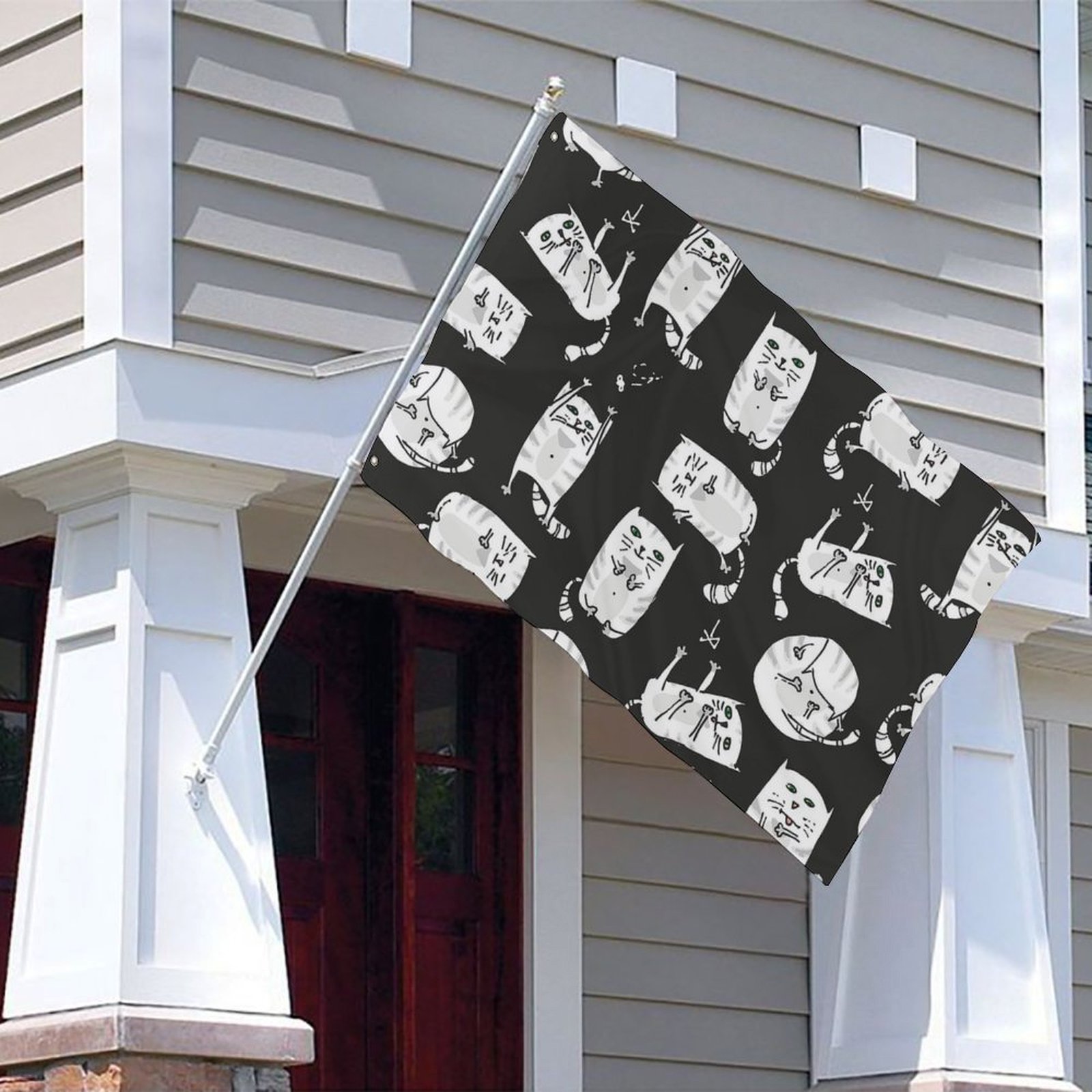 Cartoon Garden Banner - Double-Sided House Outdoor Flag for Yard And ...
