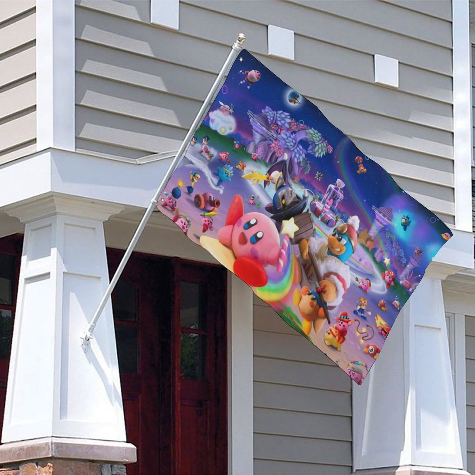 Cartoon Garden Banner - Double-Sided House Outdoor Flag for Yard And ...