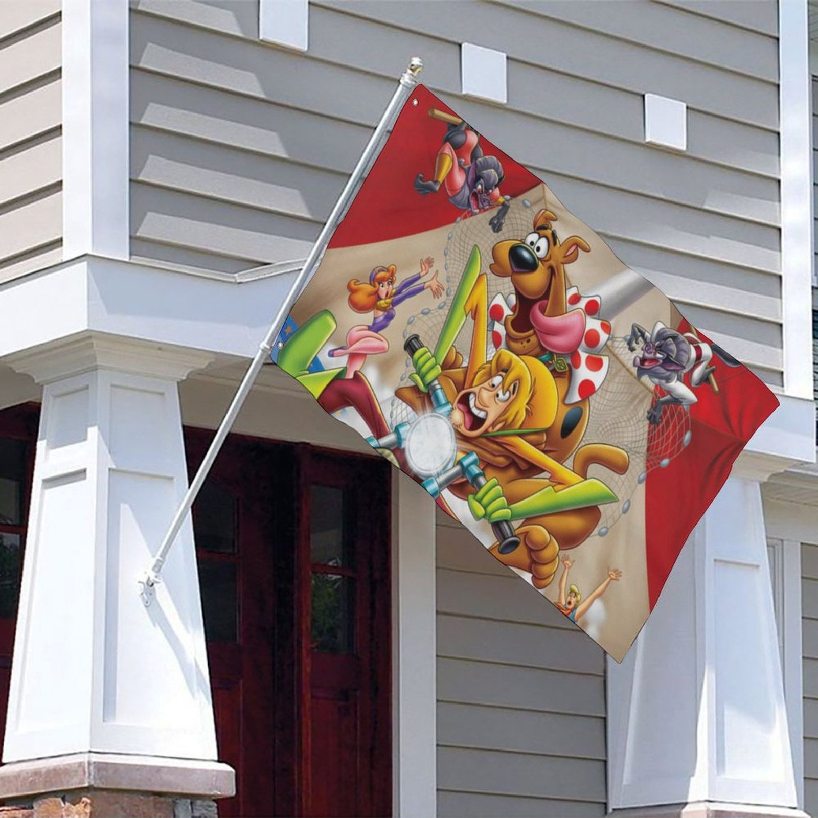 Cartoon Garden Banner - Double-Sided House Outdoor Flag for Yard And ...