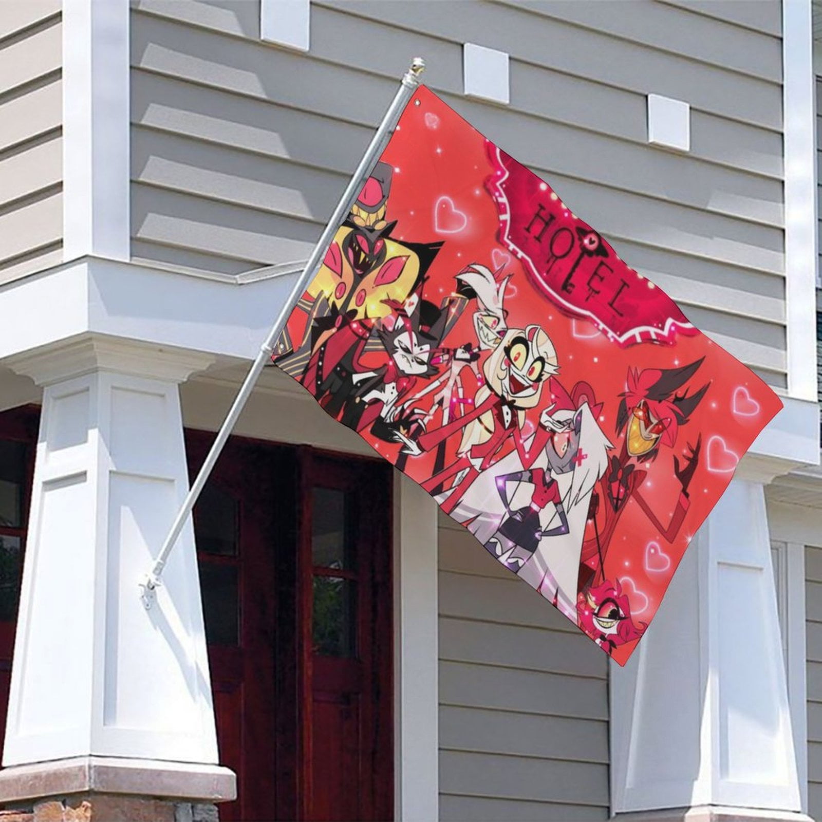 Cartoon Garden Banner - Double-Sided House Outdoor Flag for Yard And ...