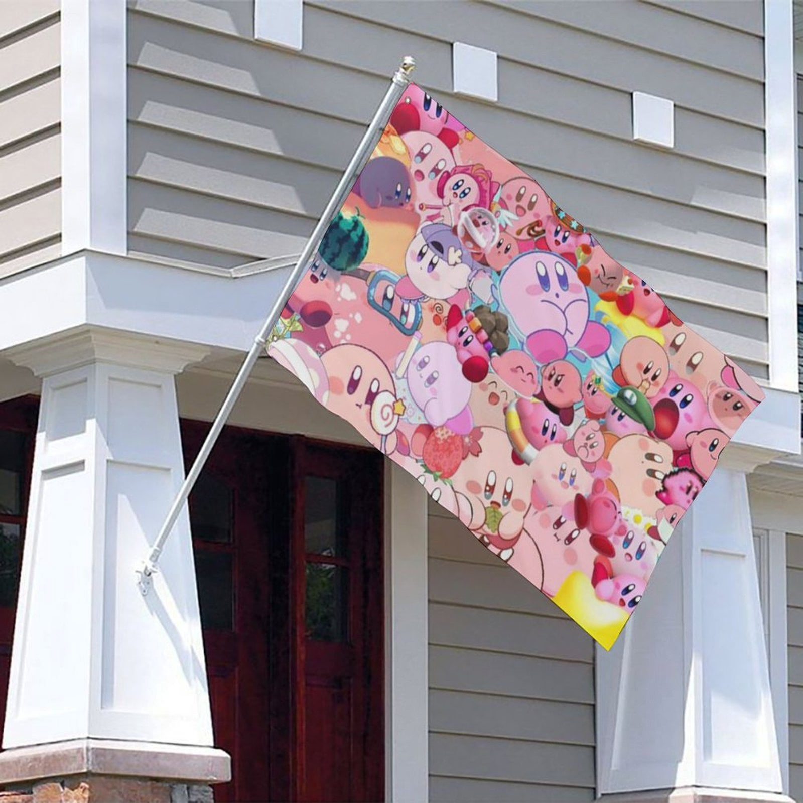 Cartoon Garden Banner - Double-Sided House Outdoor Flag for Yard And ...