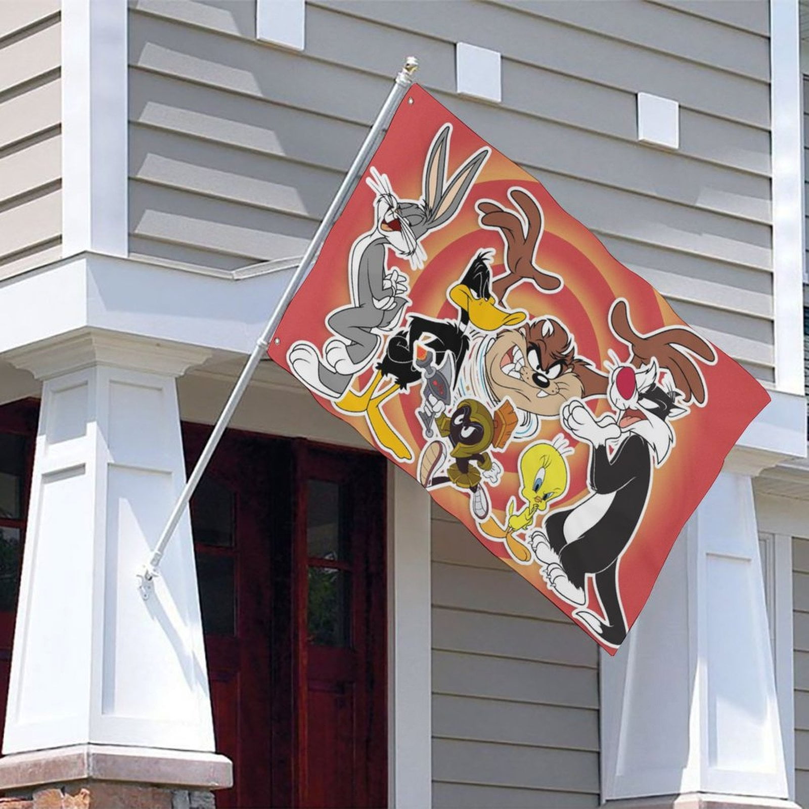 Cartoon Garden Banner - Double-Sided House Outdoor Flag for Yard And ...